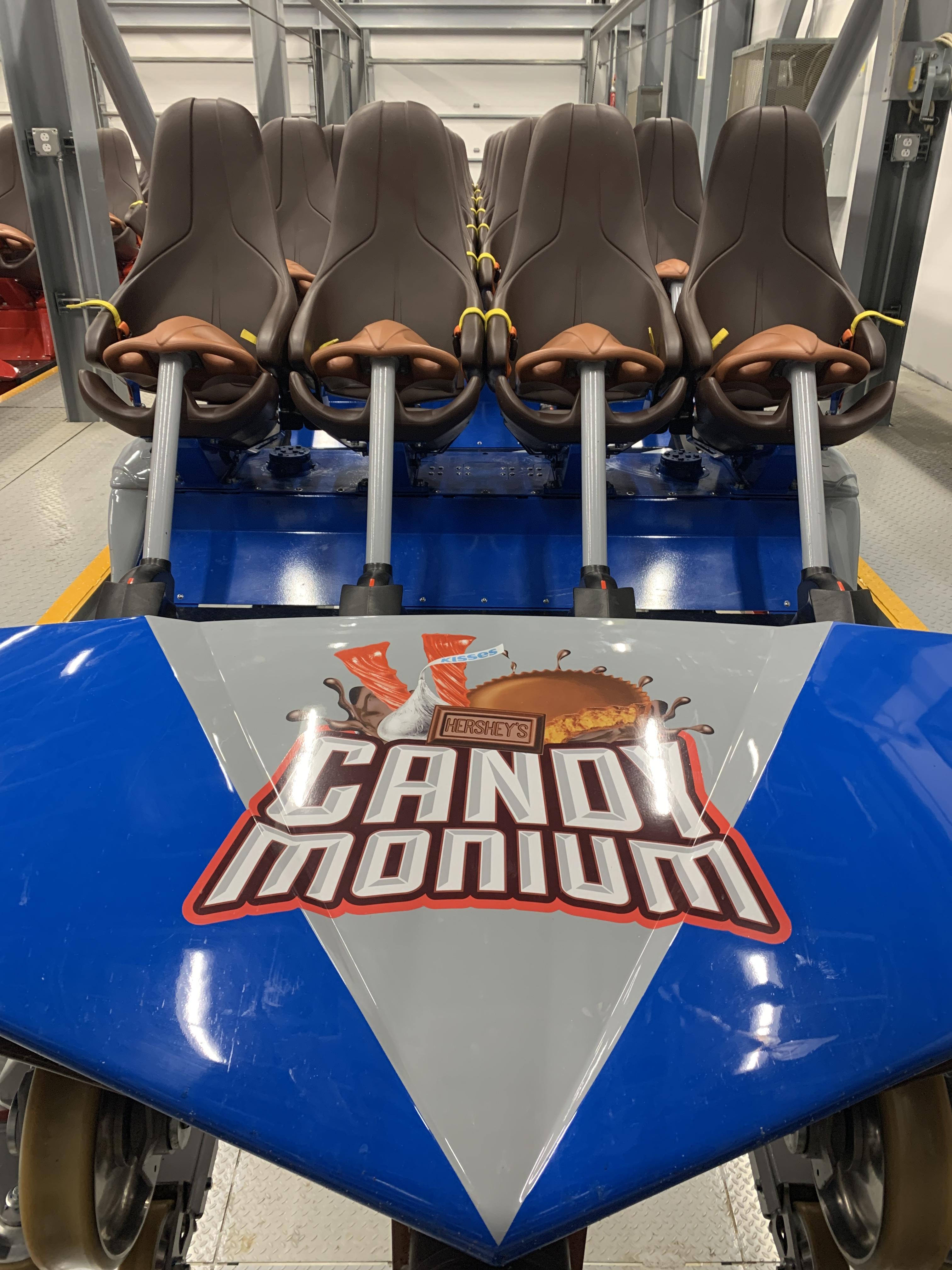 Winter Maintenance on Candymonium at Hersheypark
