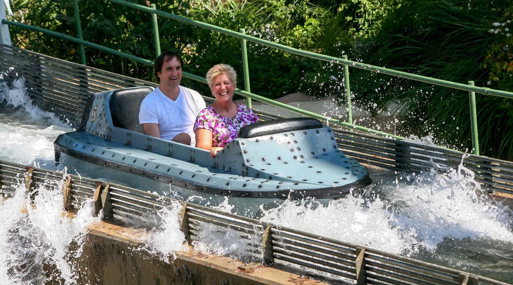 Coal Cracker Water Ride Maintenance at Hersheypark