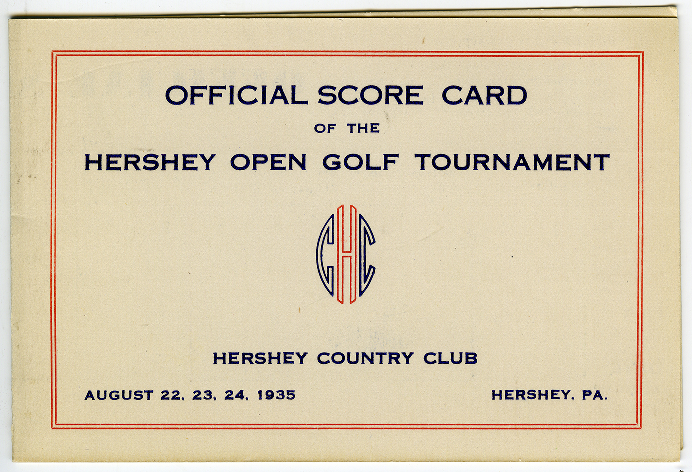 Hershey Country Club’s Golf Legacy