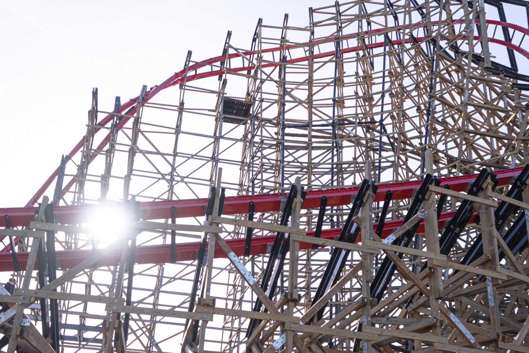 Wildcat's Revenge Coaster Construction Updates