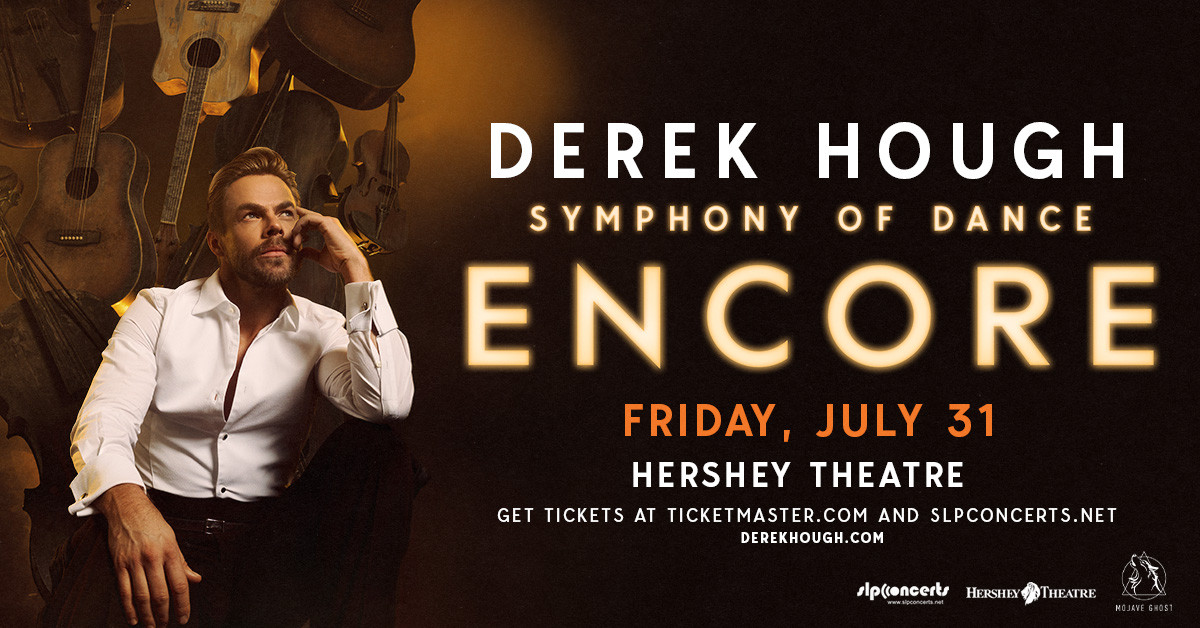 Dancer Derek Hough to Perform at Hershey Theatre in July