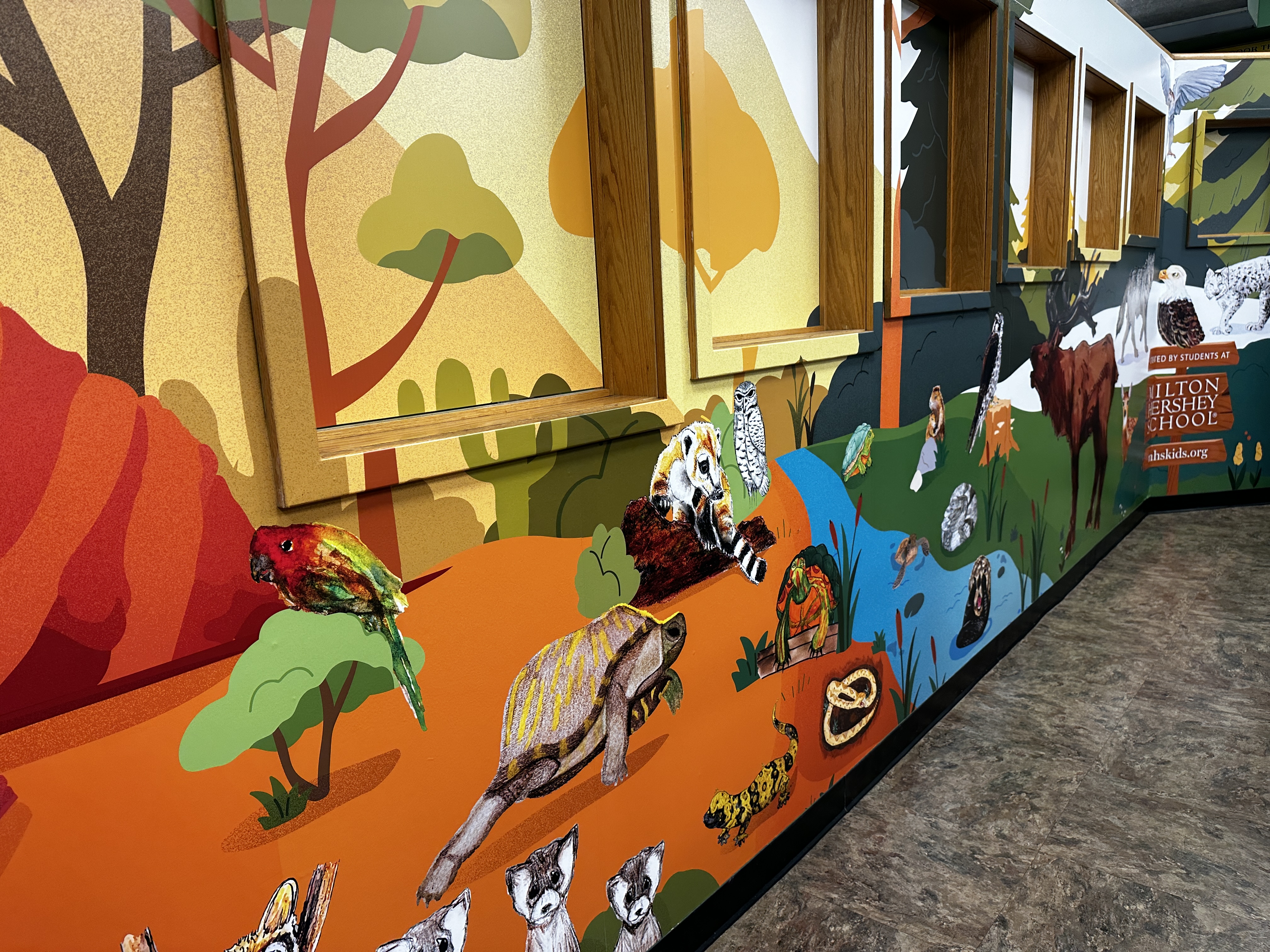 ZooAmerica Unveils Mural Featuring Artwork from Milton Hershey School ...