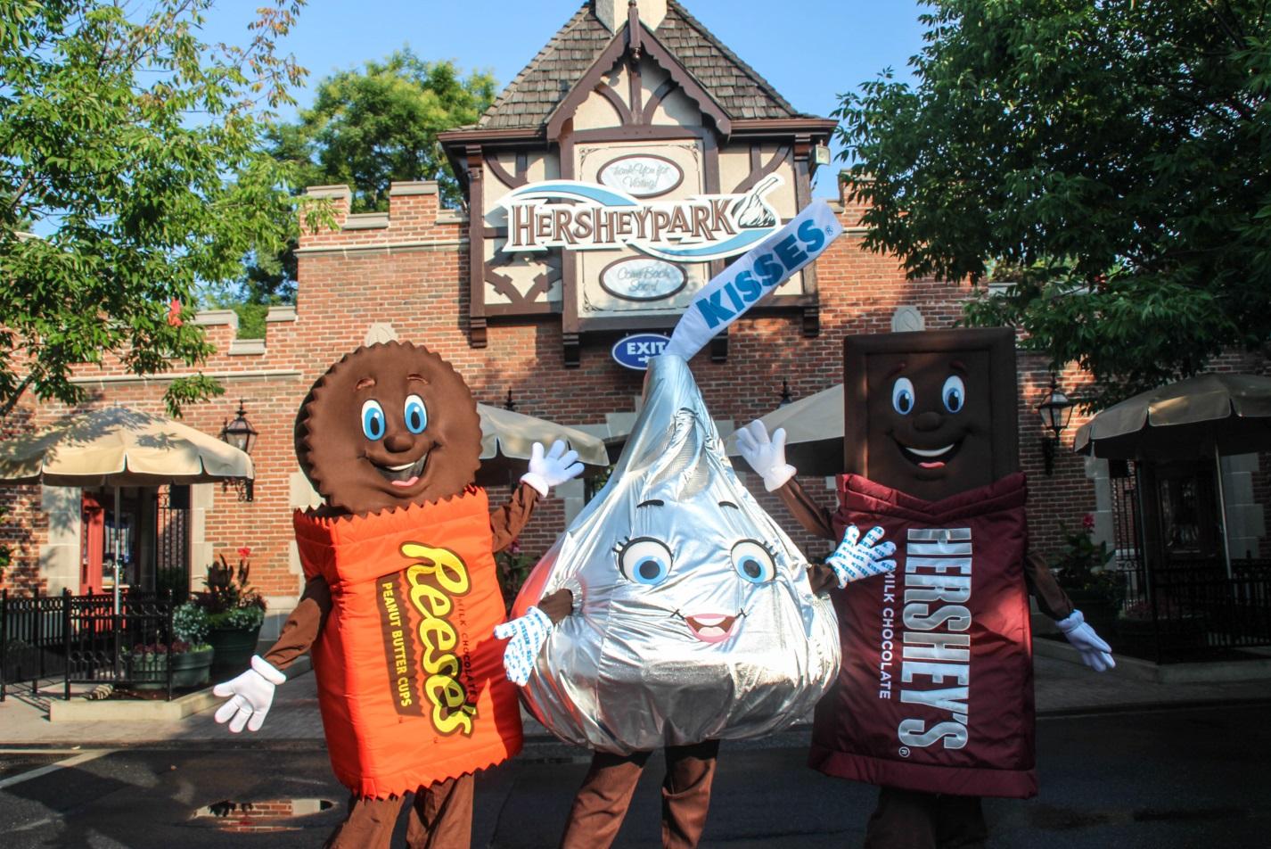 50 Years of Hershey Characters at Hersheypark