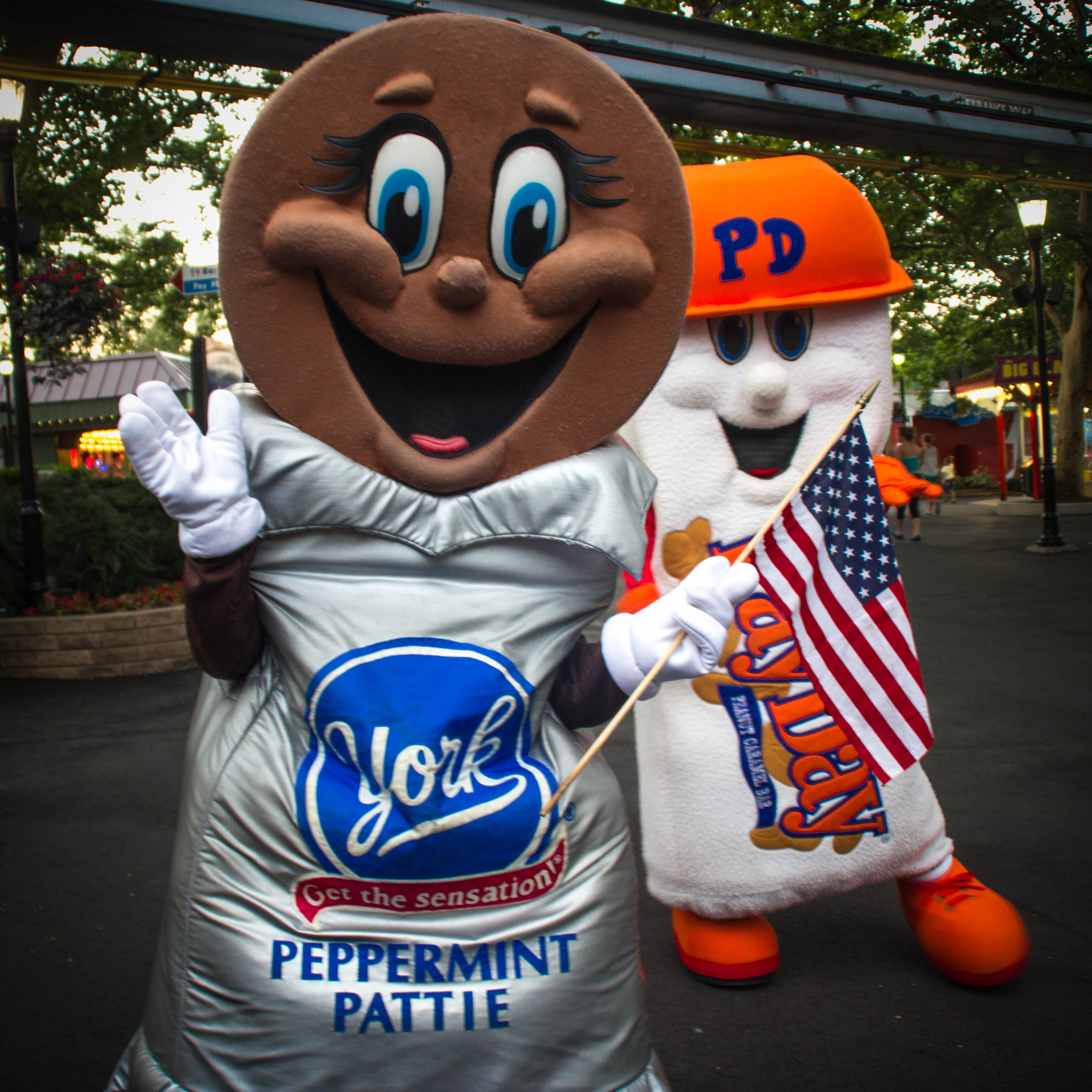 50 Years of Hershey Characters at Hersheypark