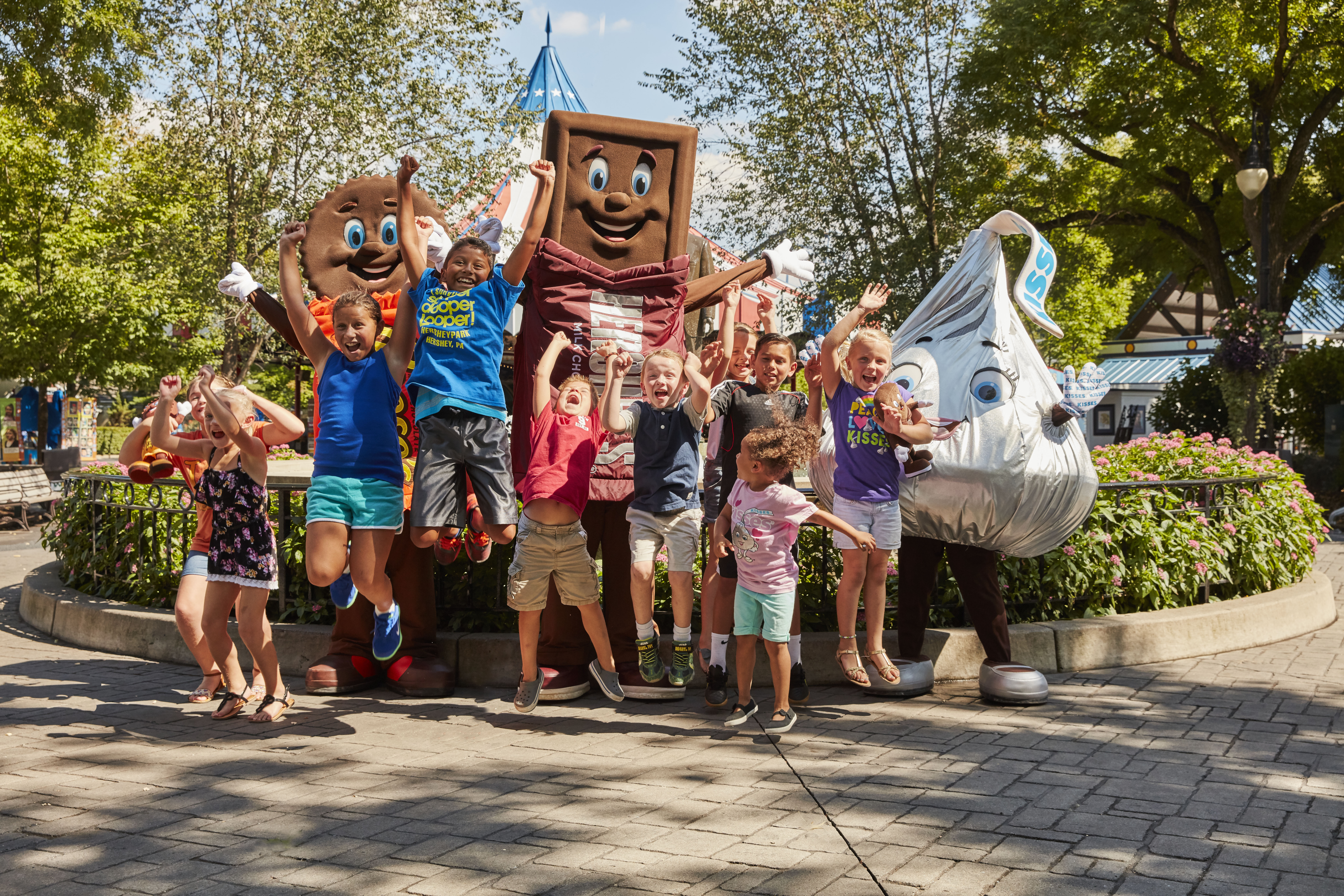 50 Years of Hershey Characters at Hersheypark