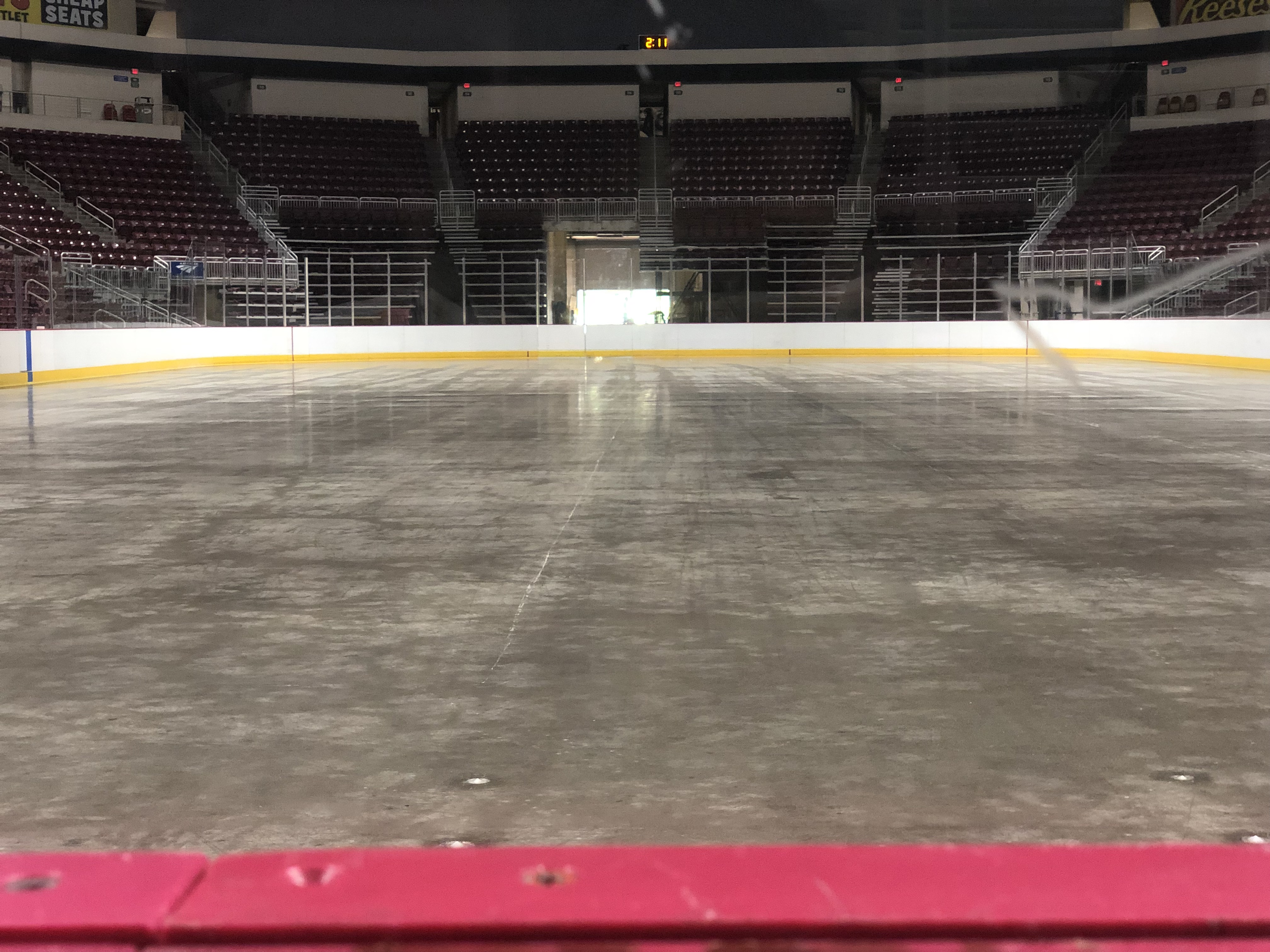 Giant Center Ice Nears Completion