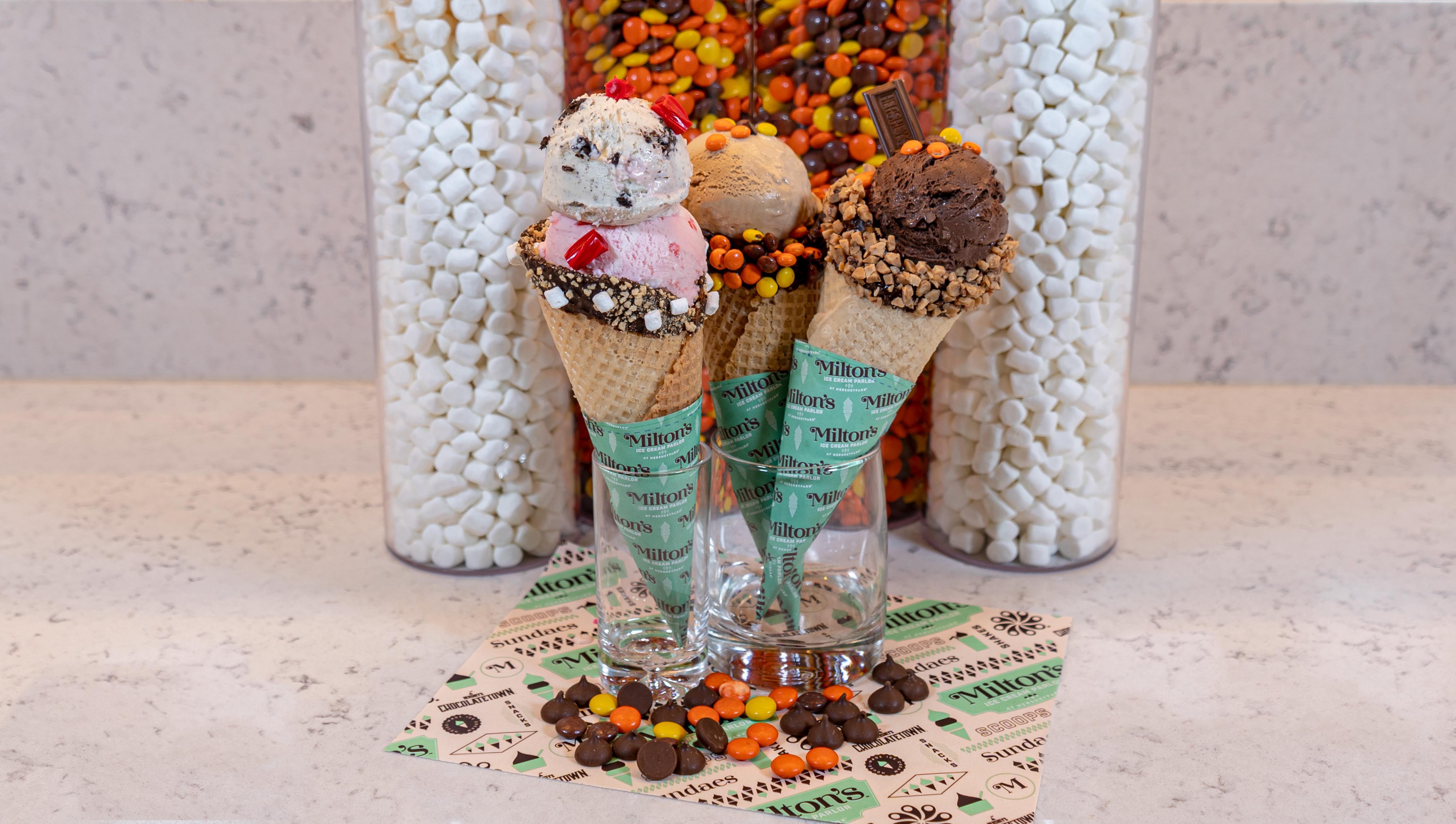 Milton's Ice Cream Parlor is inspired by Mr. Hershey