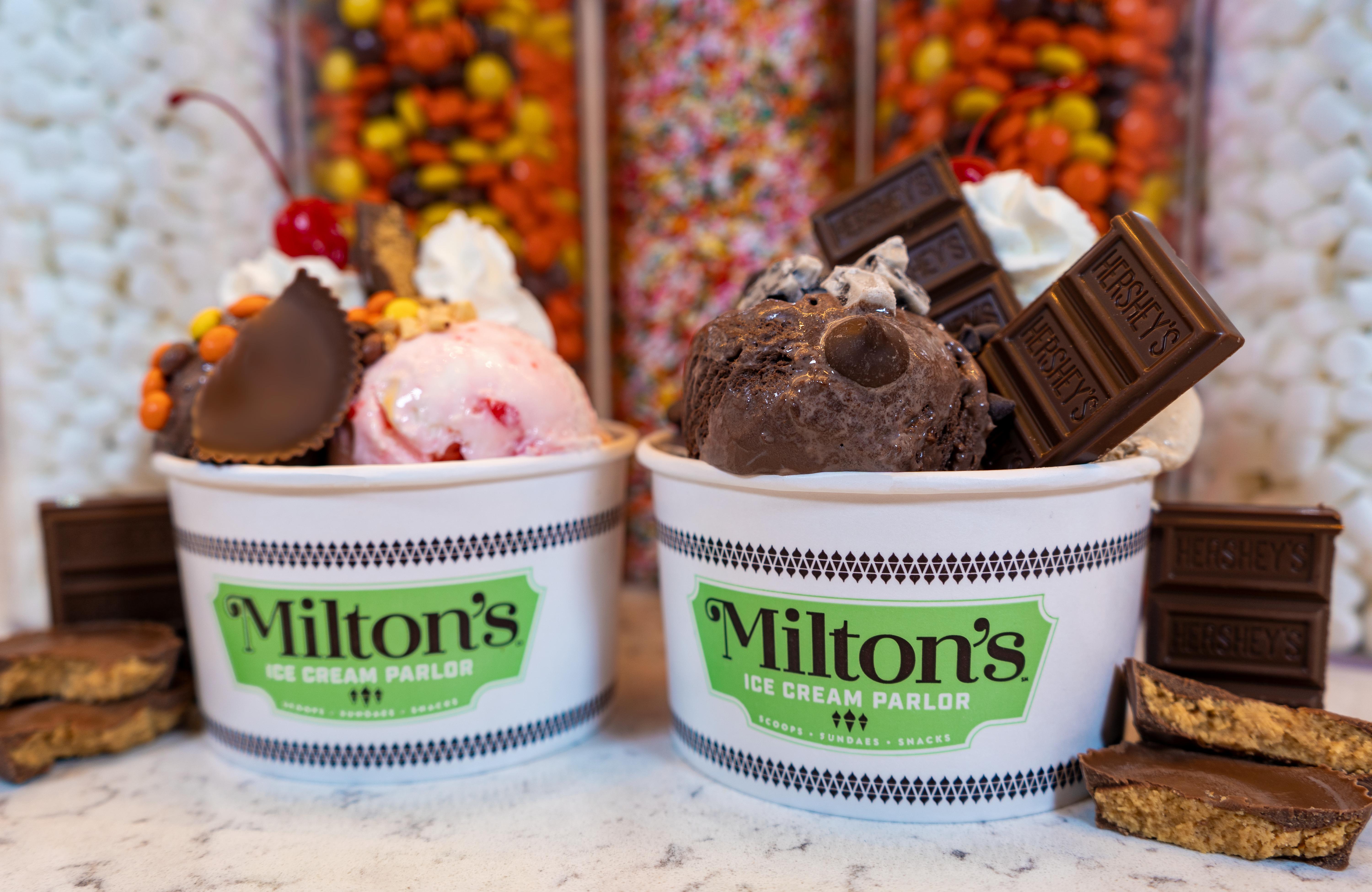 Milton's Ice Cream Parlor is inspired by Mr. Hershey