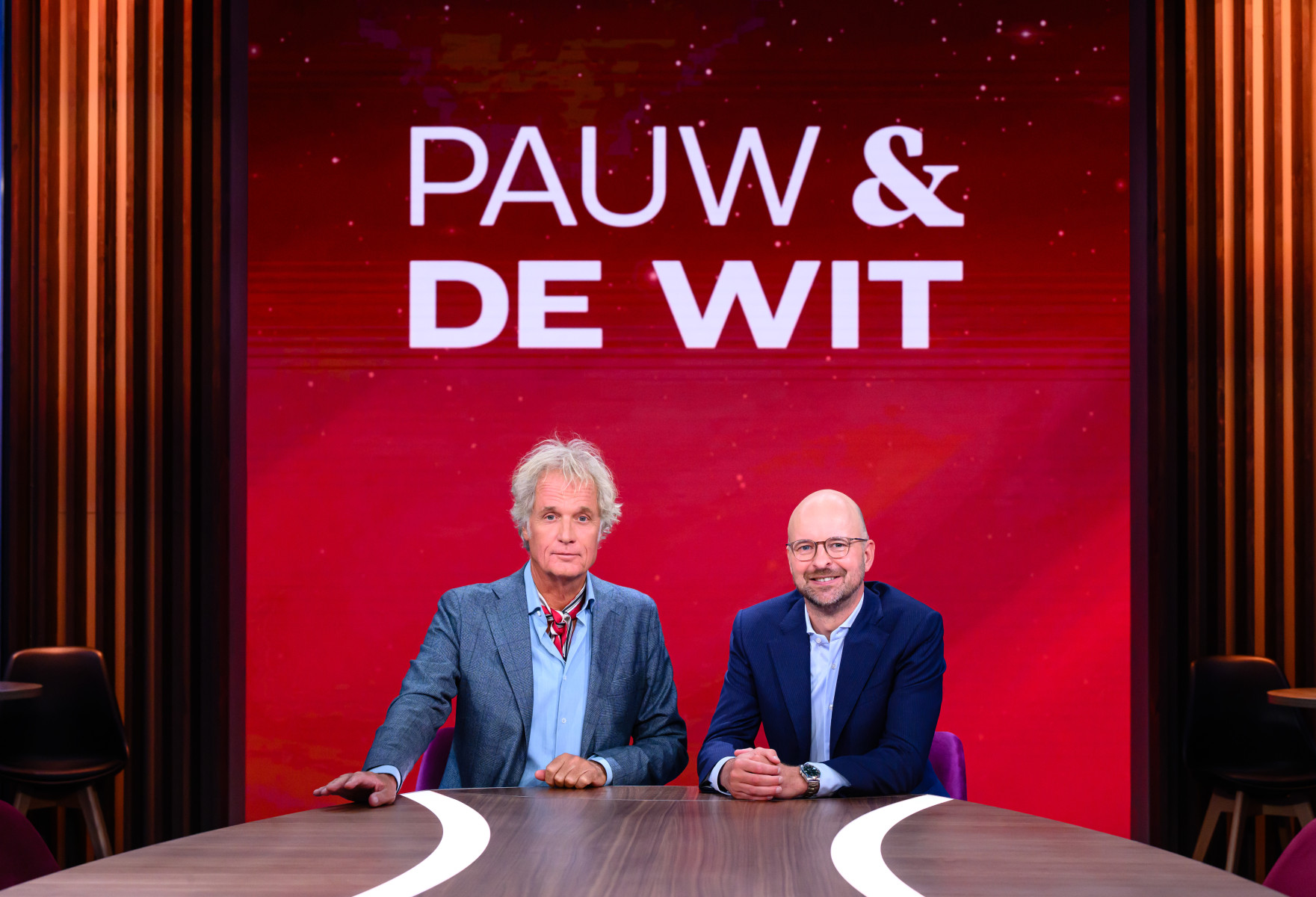 TIM DE WIT EN JEROEN PAUW PRESENTEREN SAMEN IN AANLOOP NAAR DE VERKIEZINGEN