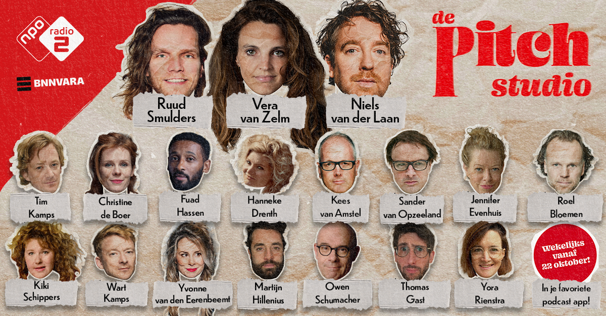 BNNVARA LANCEERT EERSTE COMEDY PODCAST VAN NEDERLAND: ‘DE PITCH STUDIO’