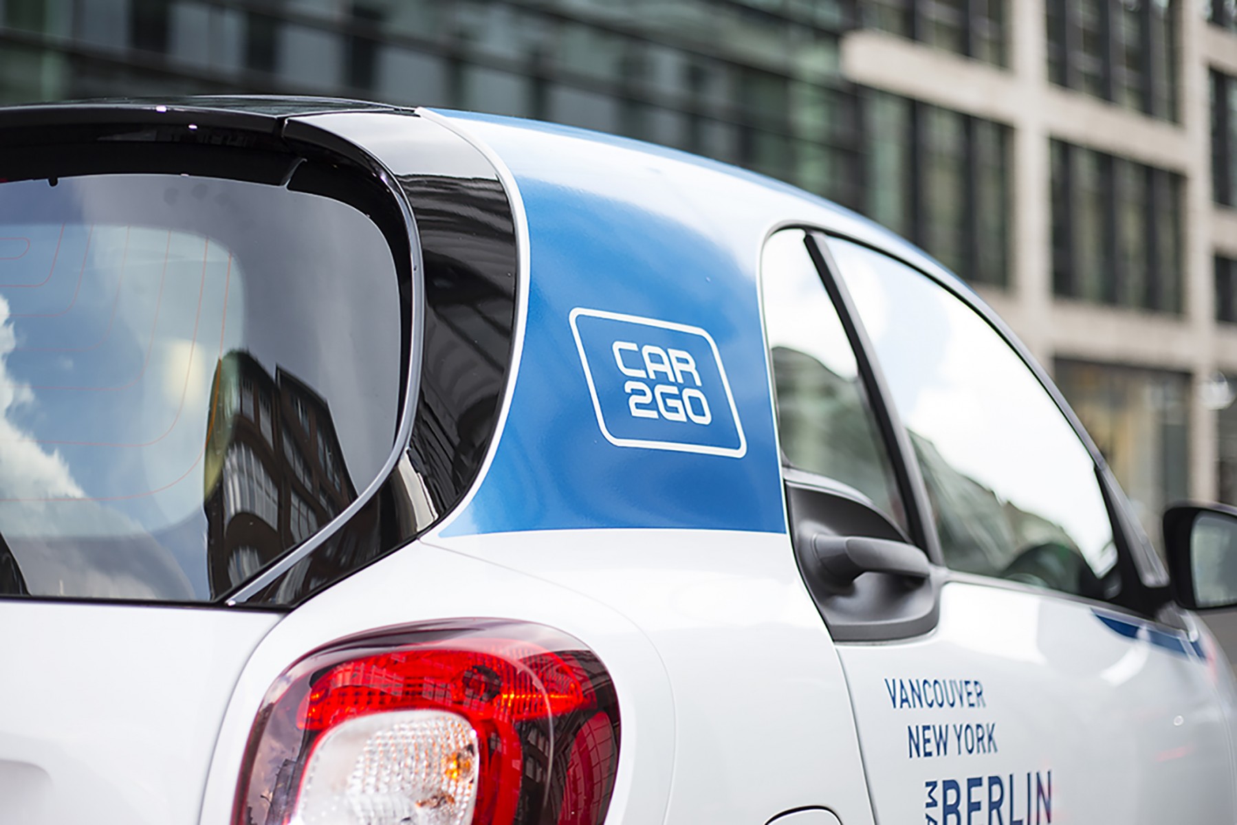 Activiteiten van car2go groeien wereldwijd