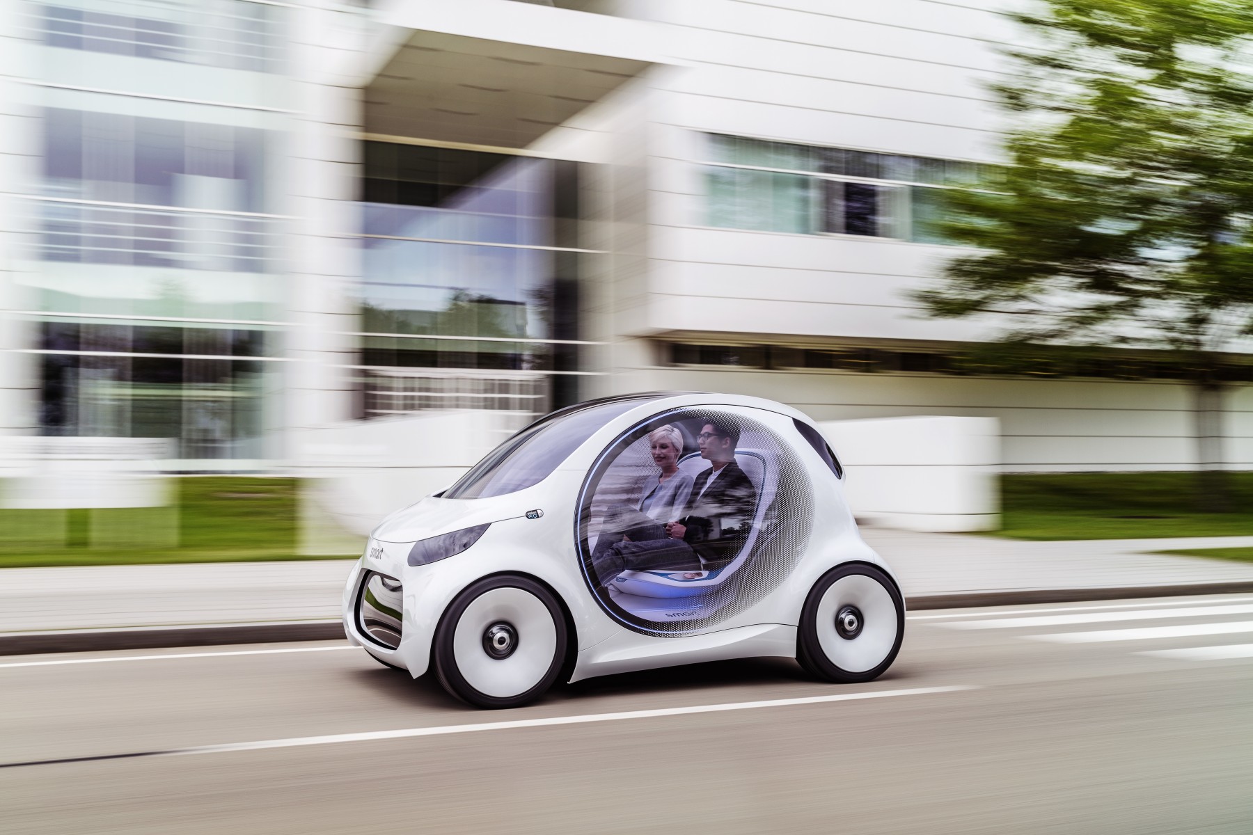 smart vision EQ fortwo: carsharing van de toekomst