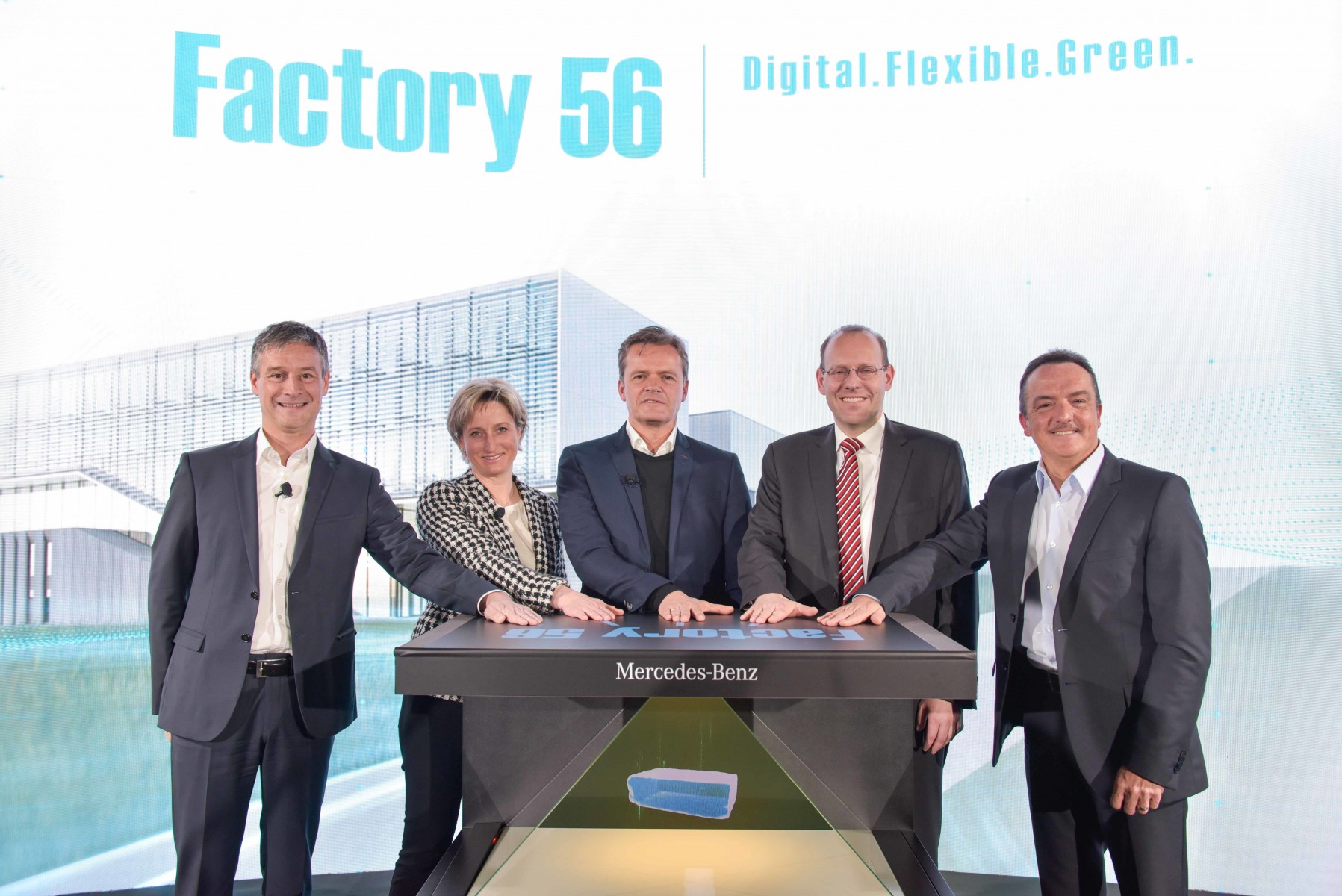 Wereldpremière voor de ‘Factory 56’ – de modernste autofabriek ter wereld