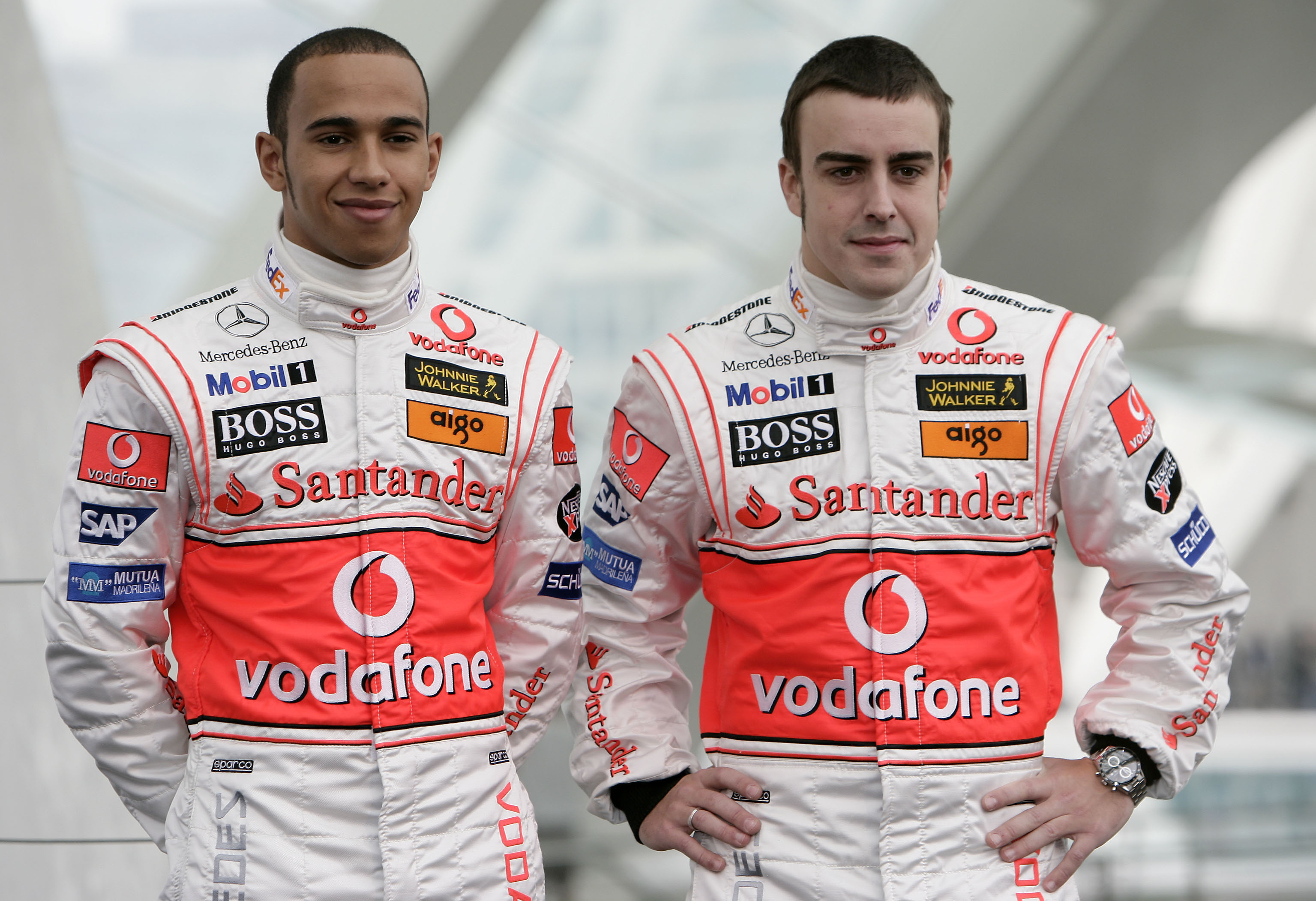 Vodafone McLaren Mercedes Formule 1-team feestelijk gepresenteerd