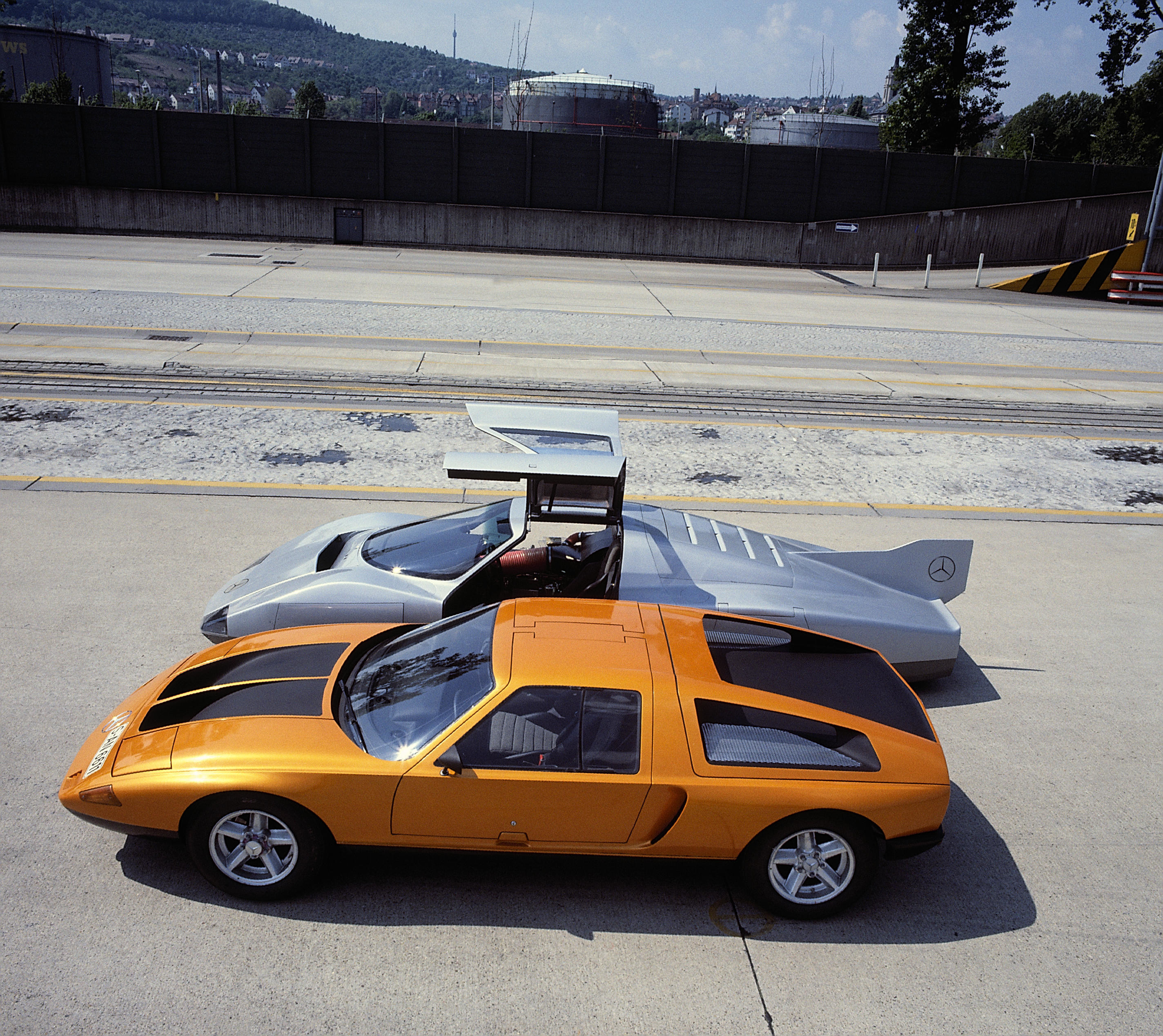 Mercedes-Benz toont C 111 met wankelmotor tijdens Concours d'élégance ...