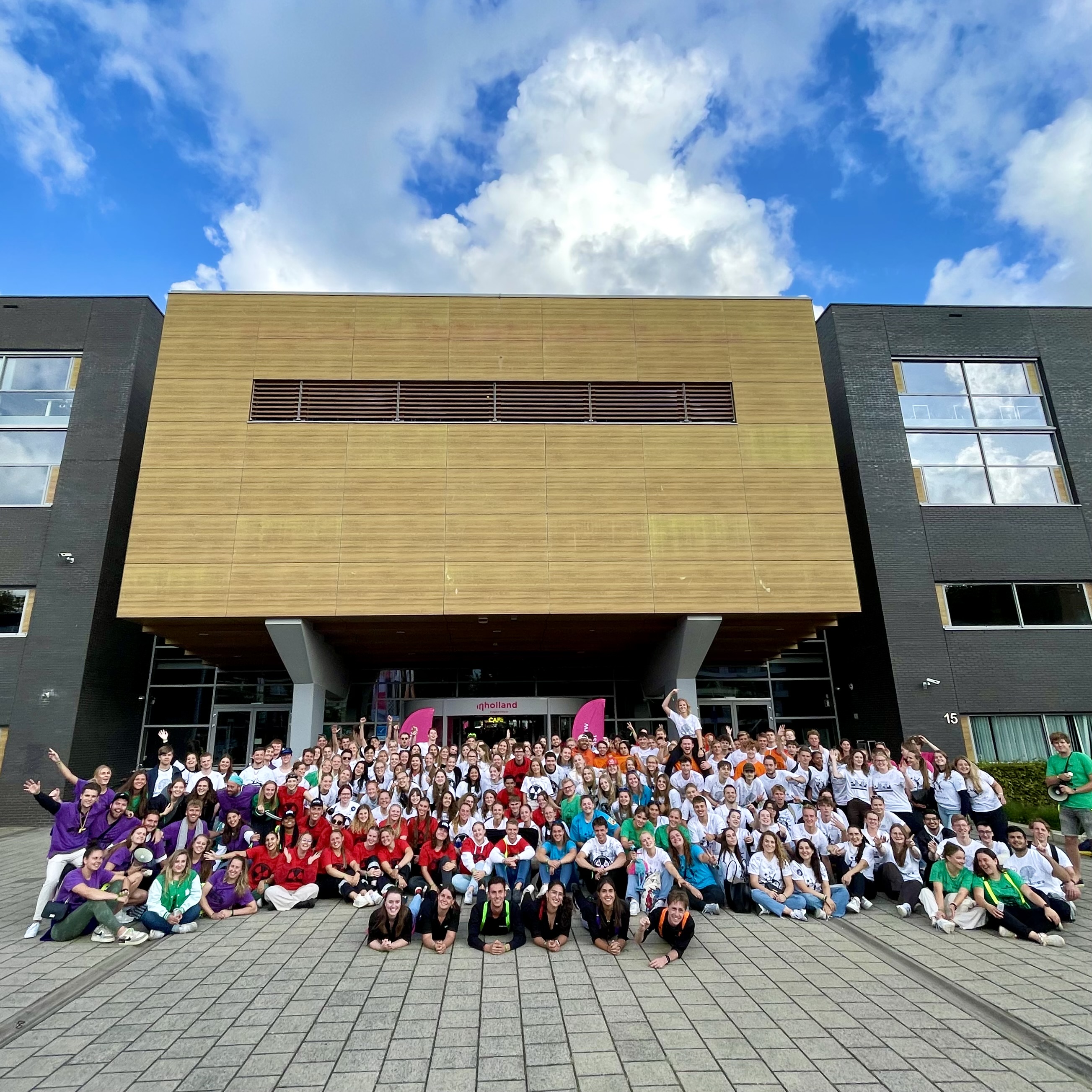Spetterende studiestart Inholland Haarlem tijdens Introductieweek 2023