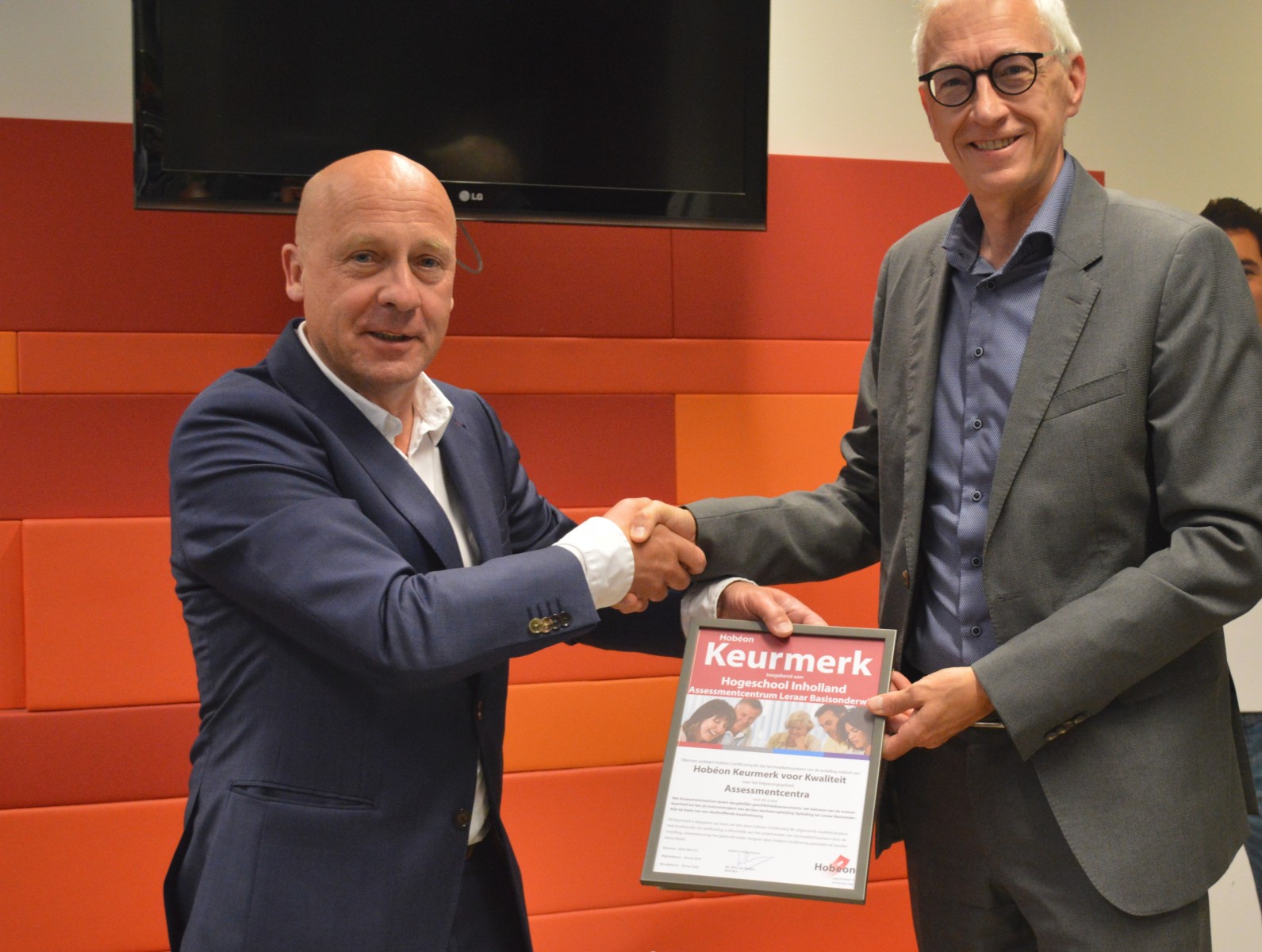 Assessmentcentrum Pabo Inholland ontvangt kwaliteitskeurmerk