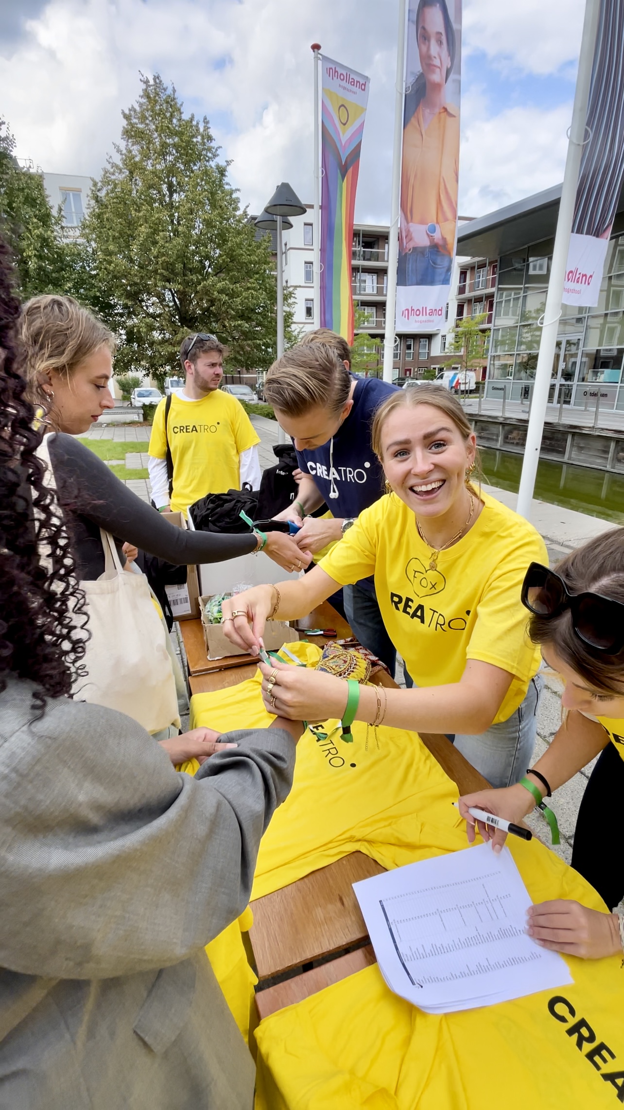 Spetterende studiestart Inholland Haarlem tijdens Introductieweek 2023