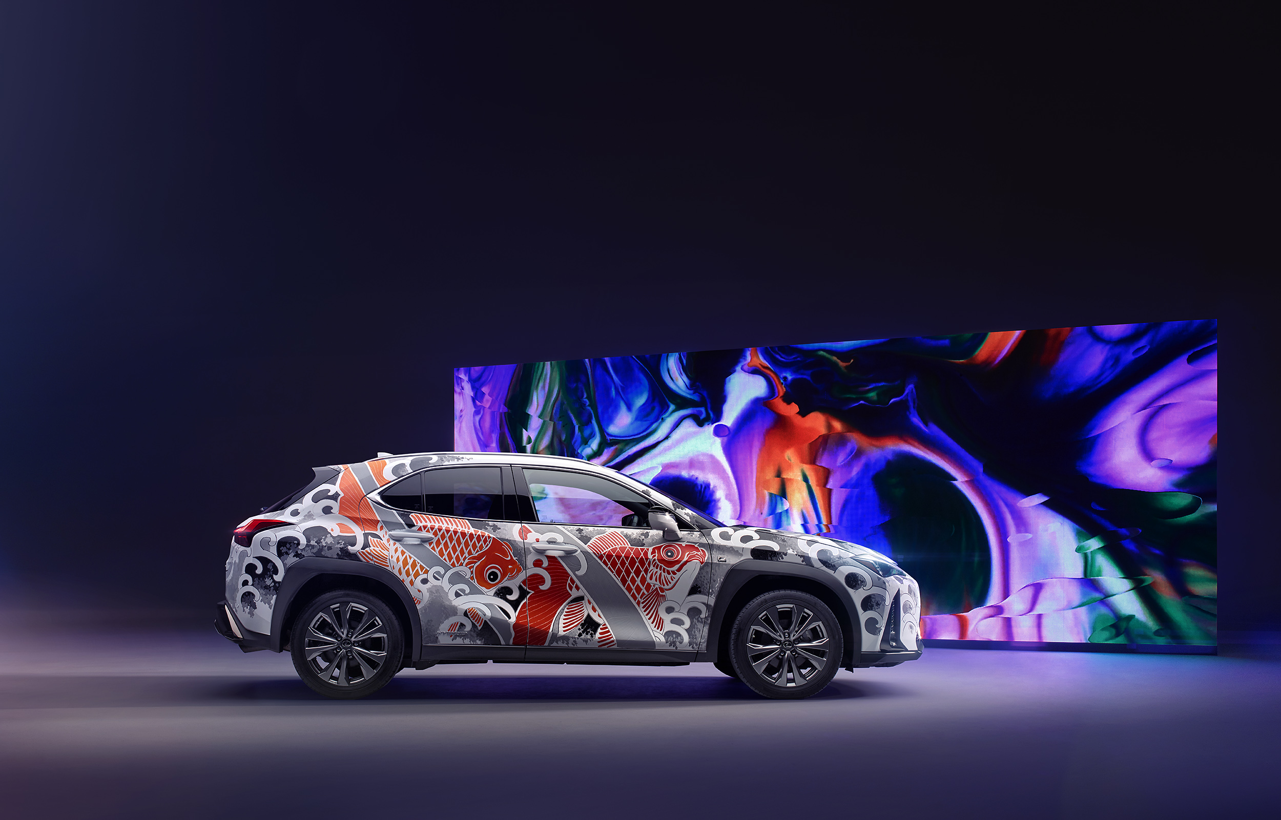 LEXUS UNVEILS THE WORLD’S FIRST TATTOOED CAR