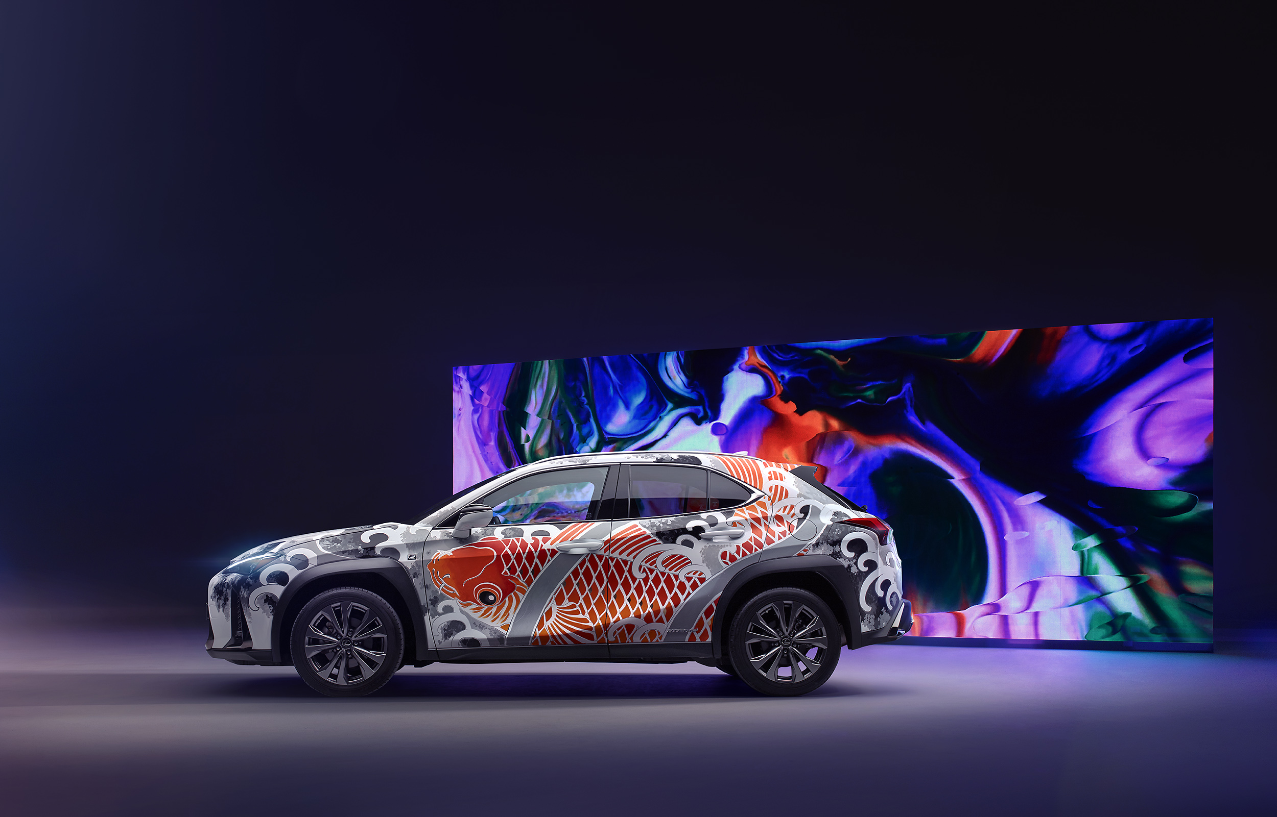 LEXUS UNVEILS THE WORLD’S FIRST TATTOOED CAR