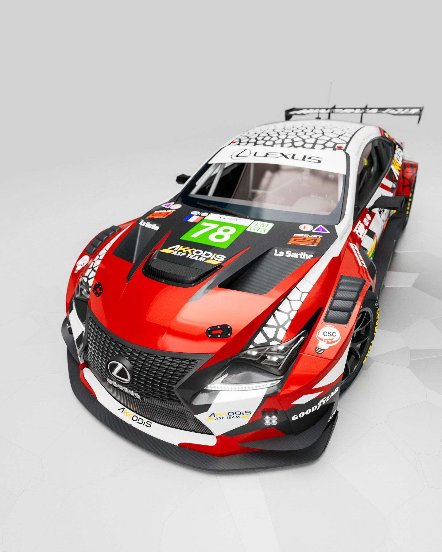 LES LEXUS RC F GT3 DE L’EQUIPE AKKODIS ASP PRÊTES POUR LA SAISON WEC 2025