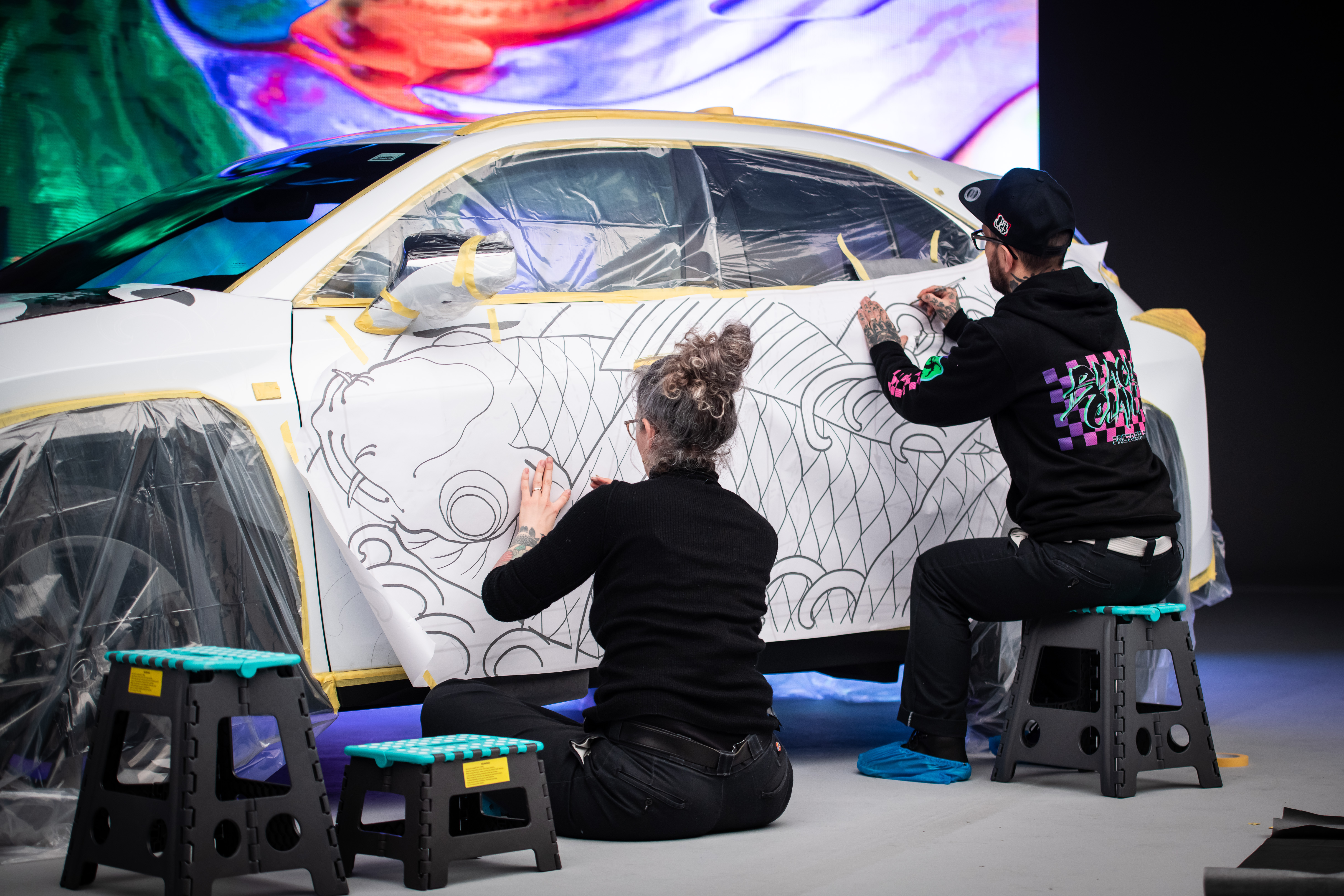 LEXUS UNVEILS THE WORLD’S FIRST TATTOOED CAR
