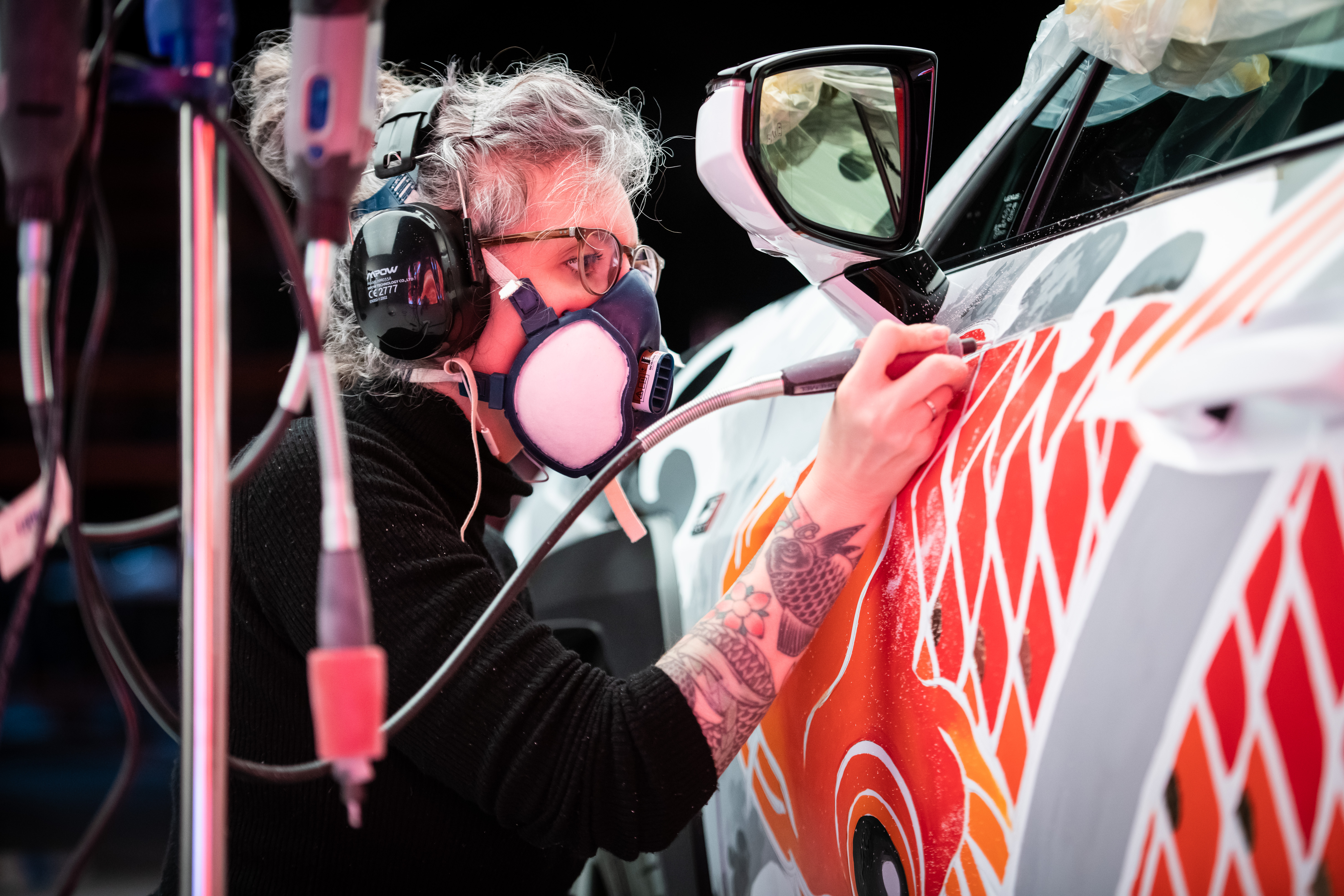 LEXUS UNVEILS THE WORLD’S FIRST TATTOOED CAR
