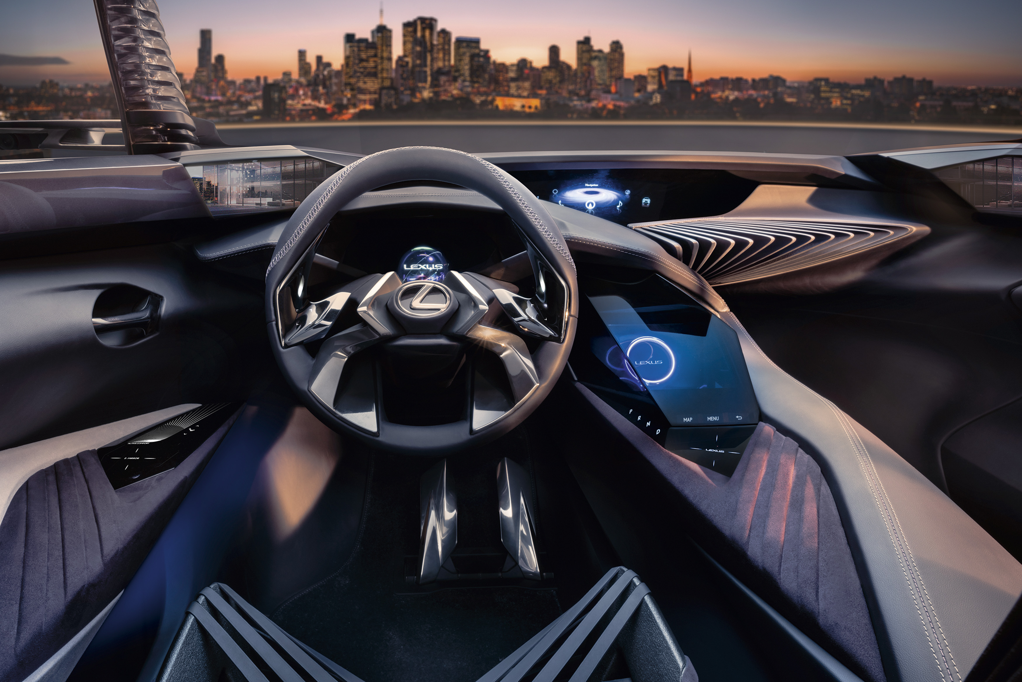 LEXUS UX CONCEPT INTRODUCES RADICAL IMMERSIVE 3-D DRIVING EXPERIENCE