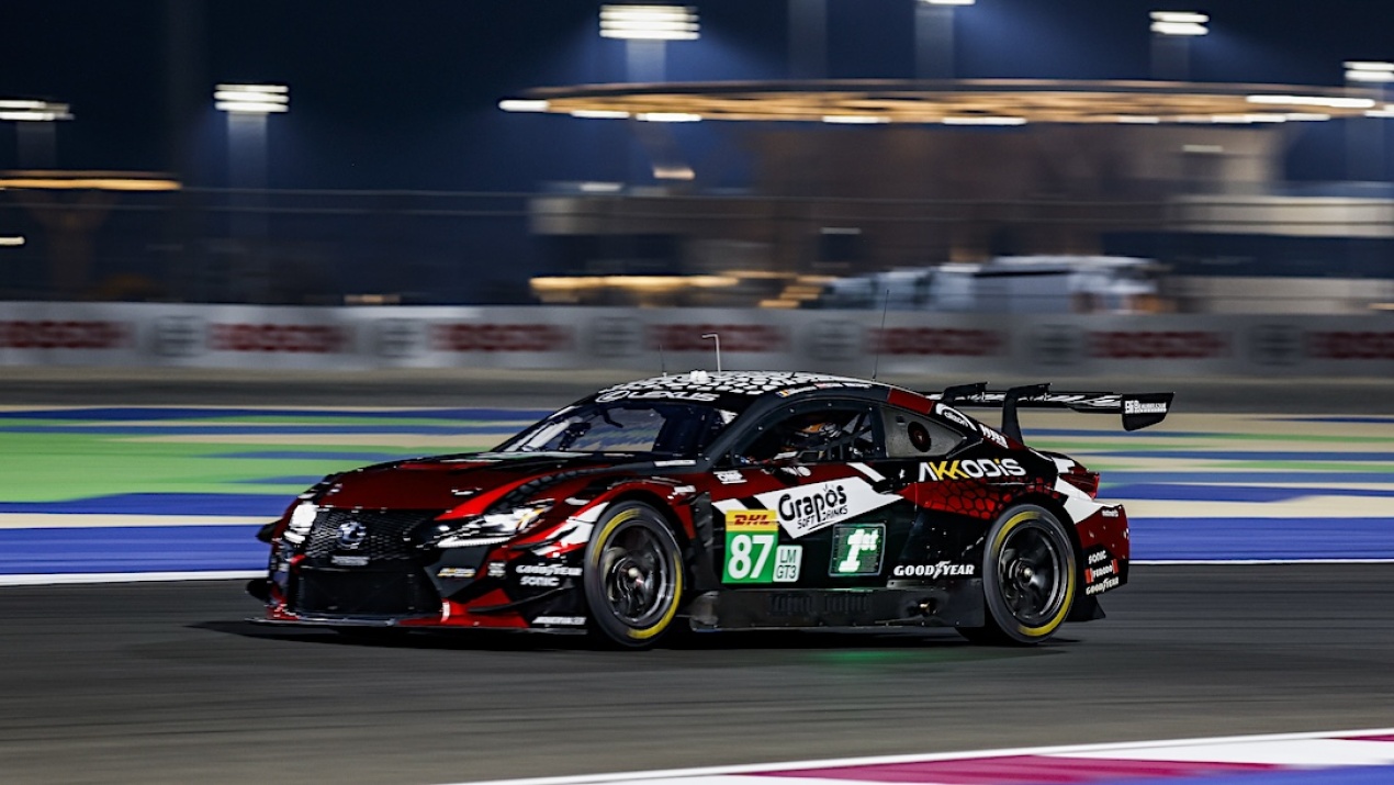 LE LEXUS RC F GT3 DE L’EQUIPE AKKODIS ASP AU PIED DU PODIUM DES 1 812 KM DU QATAR