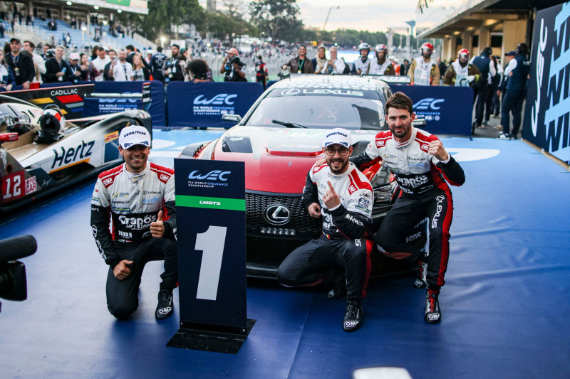 FIRST-EVER WORLD CHAMPIONSHIP RACE WIN FOR LEXUS