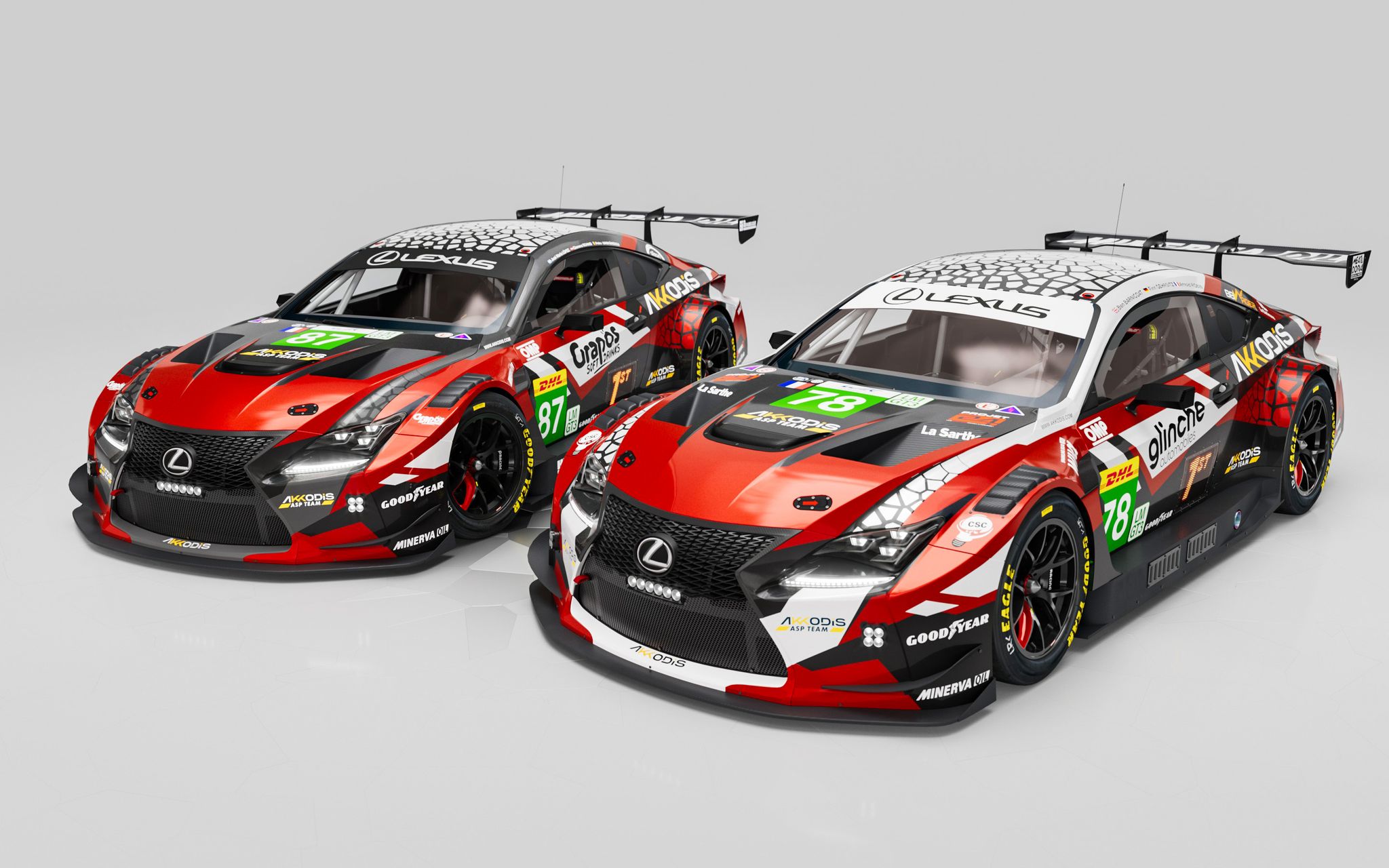 LES LEXUS RC F GT3 DE L’EQUIPE AKKODIS ASP PRÊTES POUR LA SAISON WEC 2025