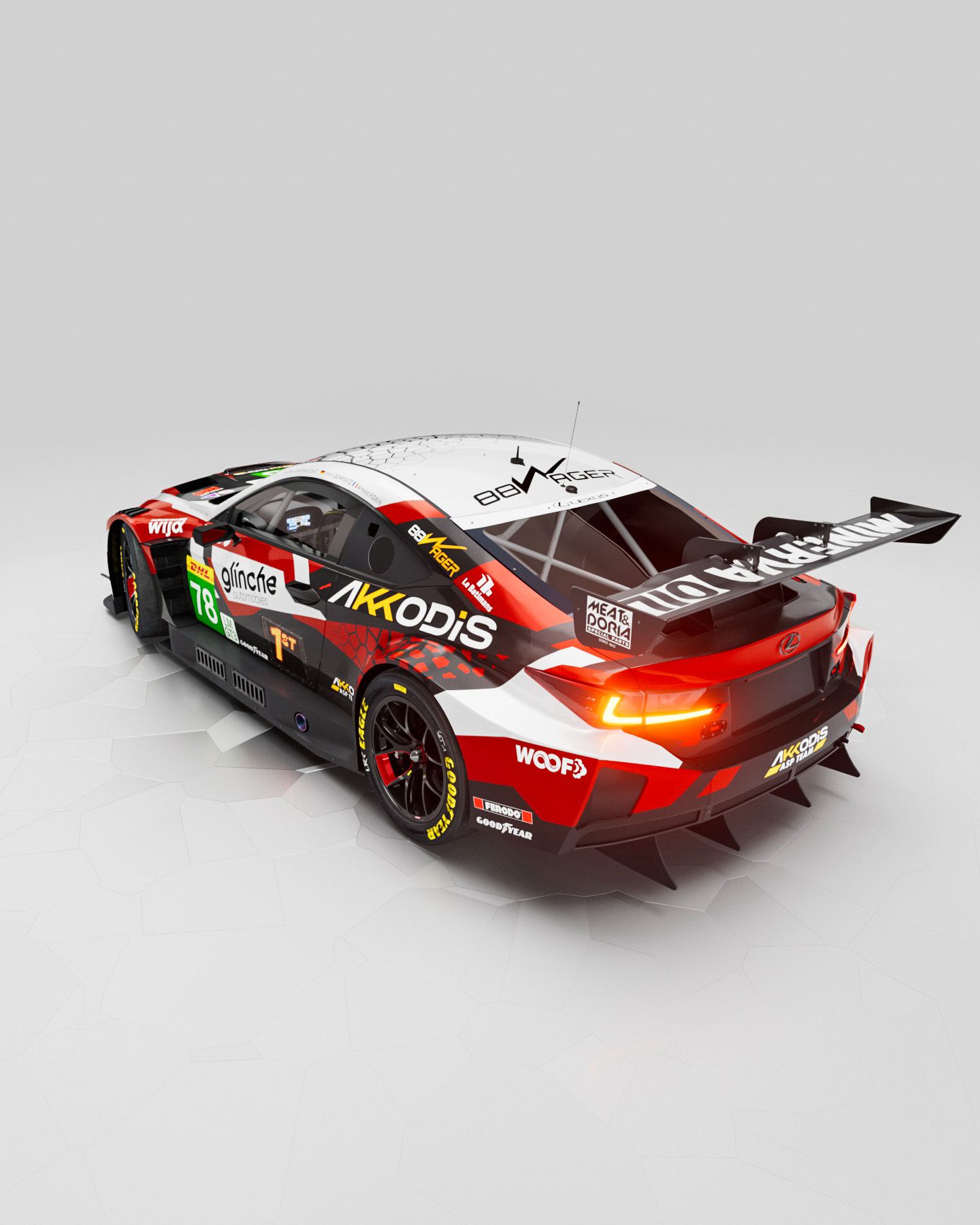 LES LEXUS RC F GT3 DE L’EQUIPE AKKODIS ASP PRÊTES POUR LA SAISON WEC 2025