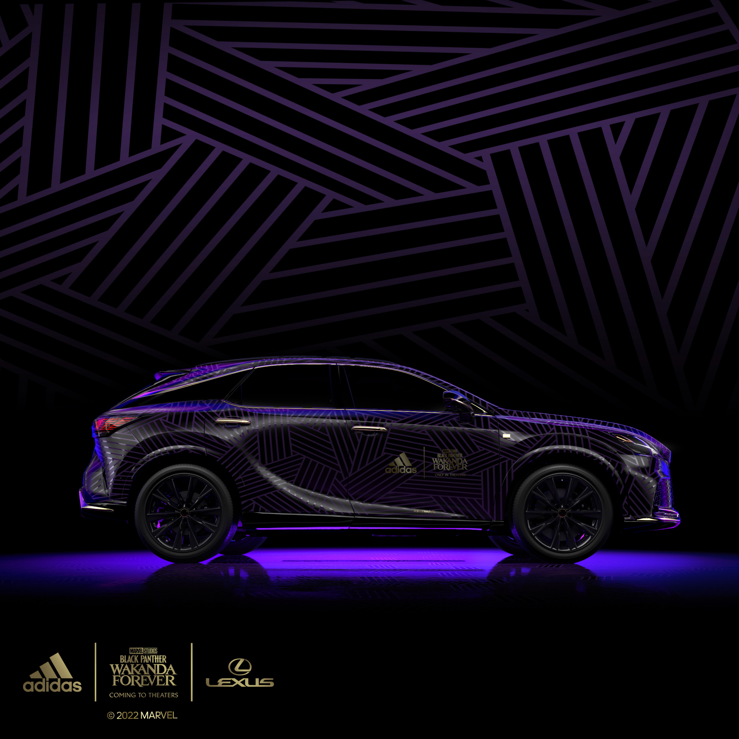 LEXUS E ADIDAS PERSONALIZZANO IL NUOVO RX PER CELEBRARE "BLACK PANTHER ...