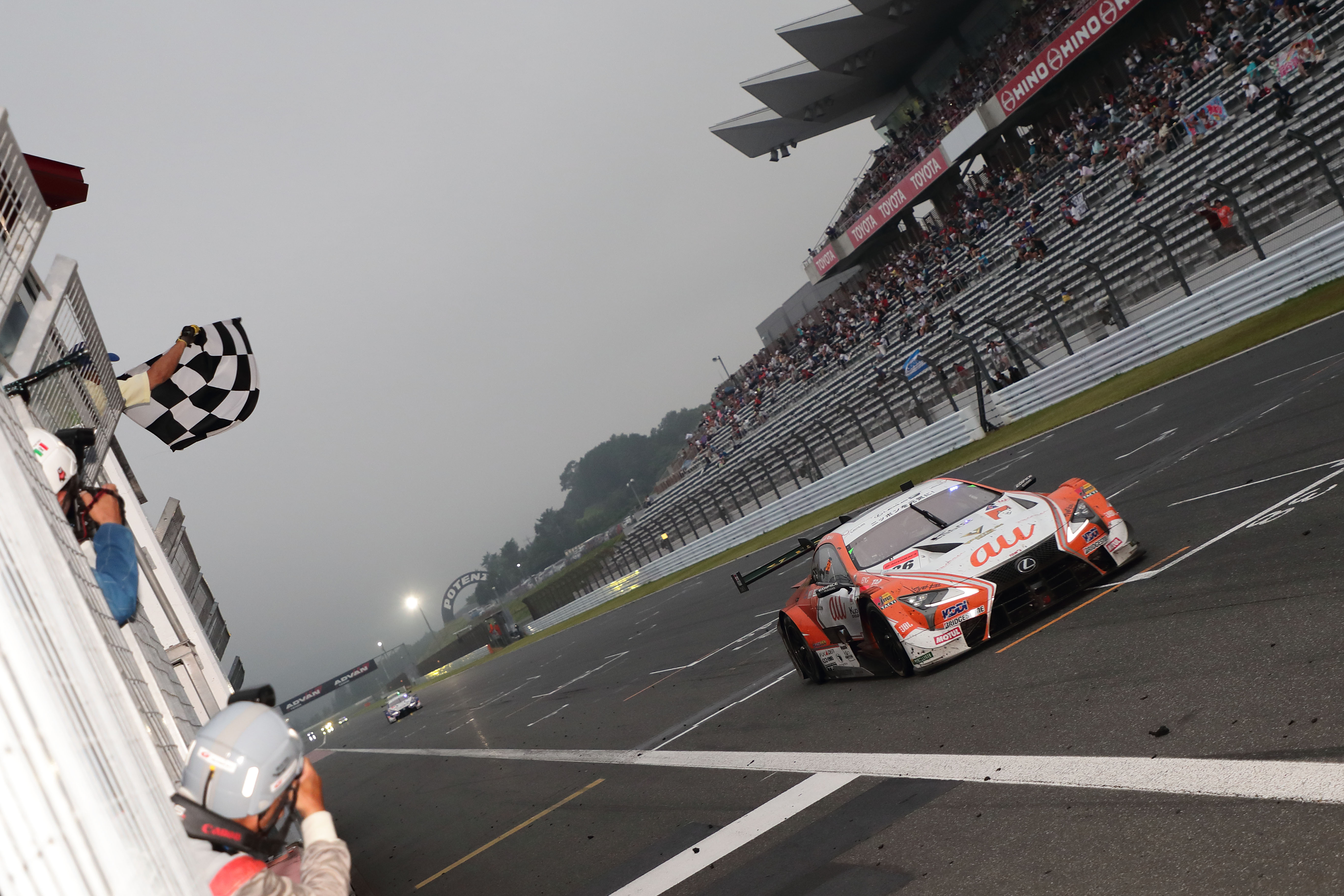 SUPER GT Round 5 FUJI GT 500 mile RACE One-Two Finish for LEXUS LC500 ...