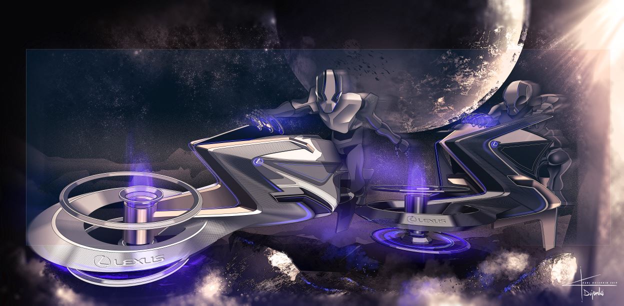 LEXUS ZERO GRAVITY CONCEPT SHOOTS FOR THE MOON