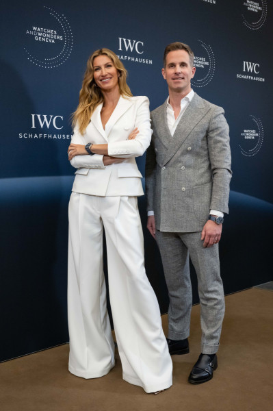 SUPERMODEL GISELE BÜNDCHEN VISITS IWC SCHAFFHAUSEN AT WATCHES AND ...