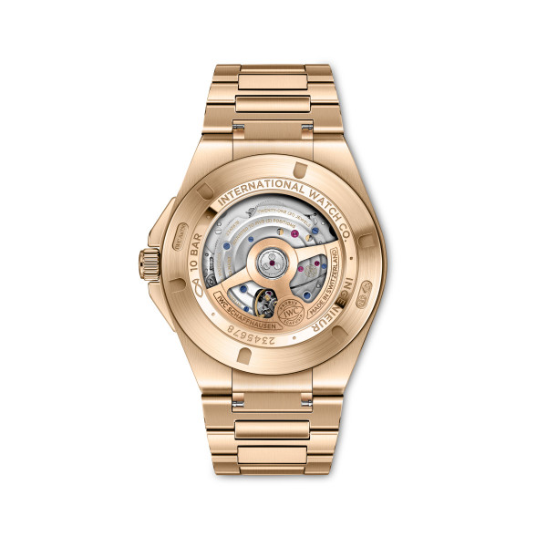 THE IWC SCHAFFHAUSEN INGENIEUR AUTOMATIC 40 IN 18-CARAT 5N GOLD