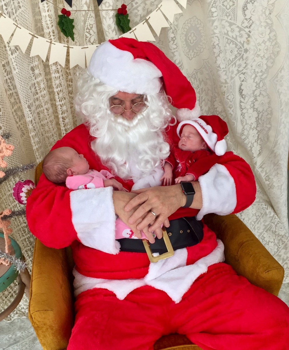 Santa Visits Tiniest Patients