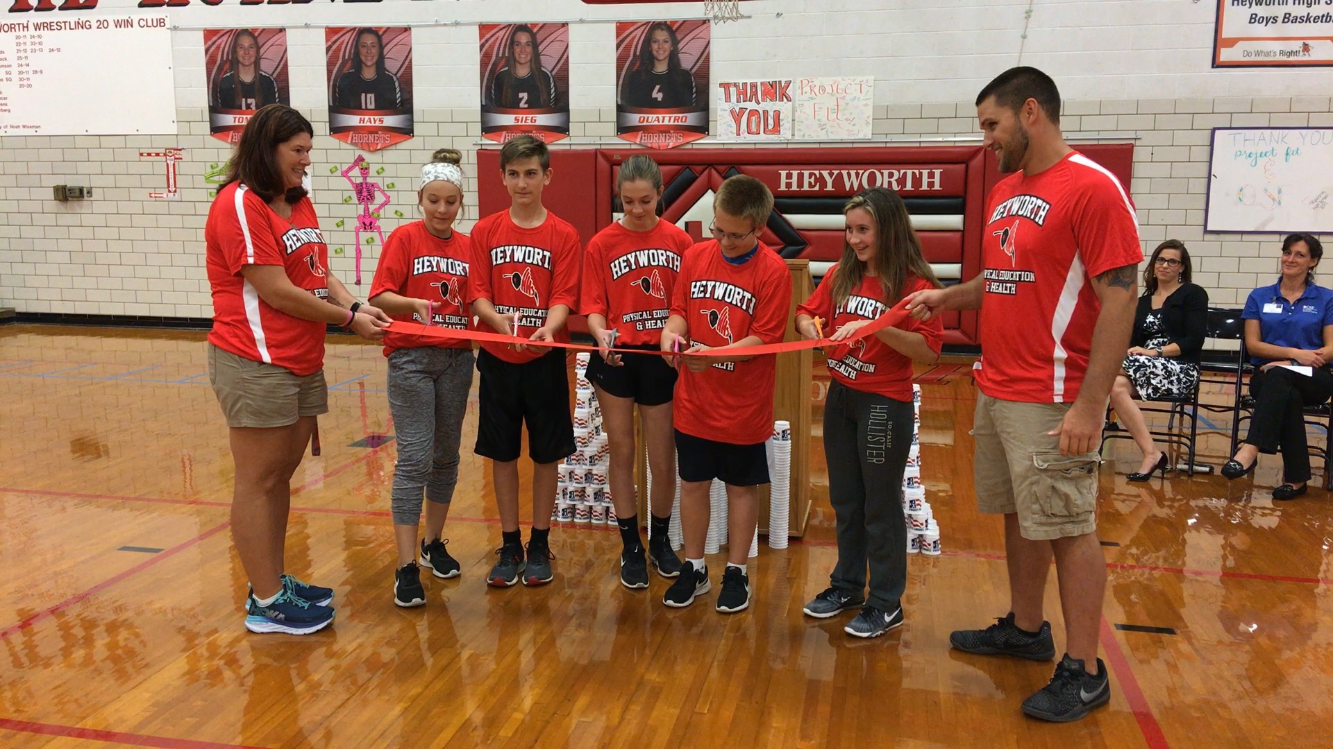 Ribbon cutting