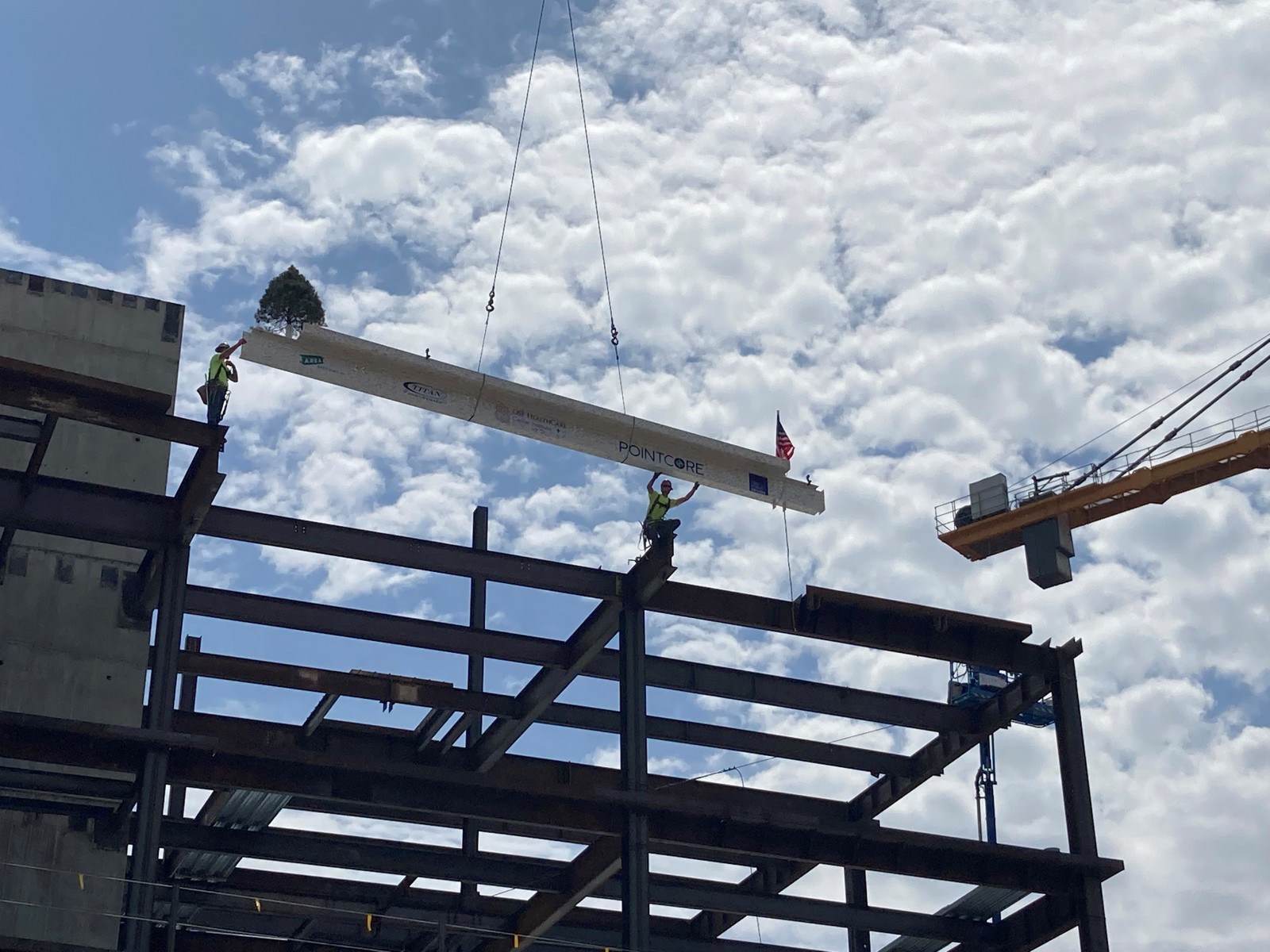topping off - beam in air CU2