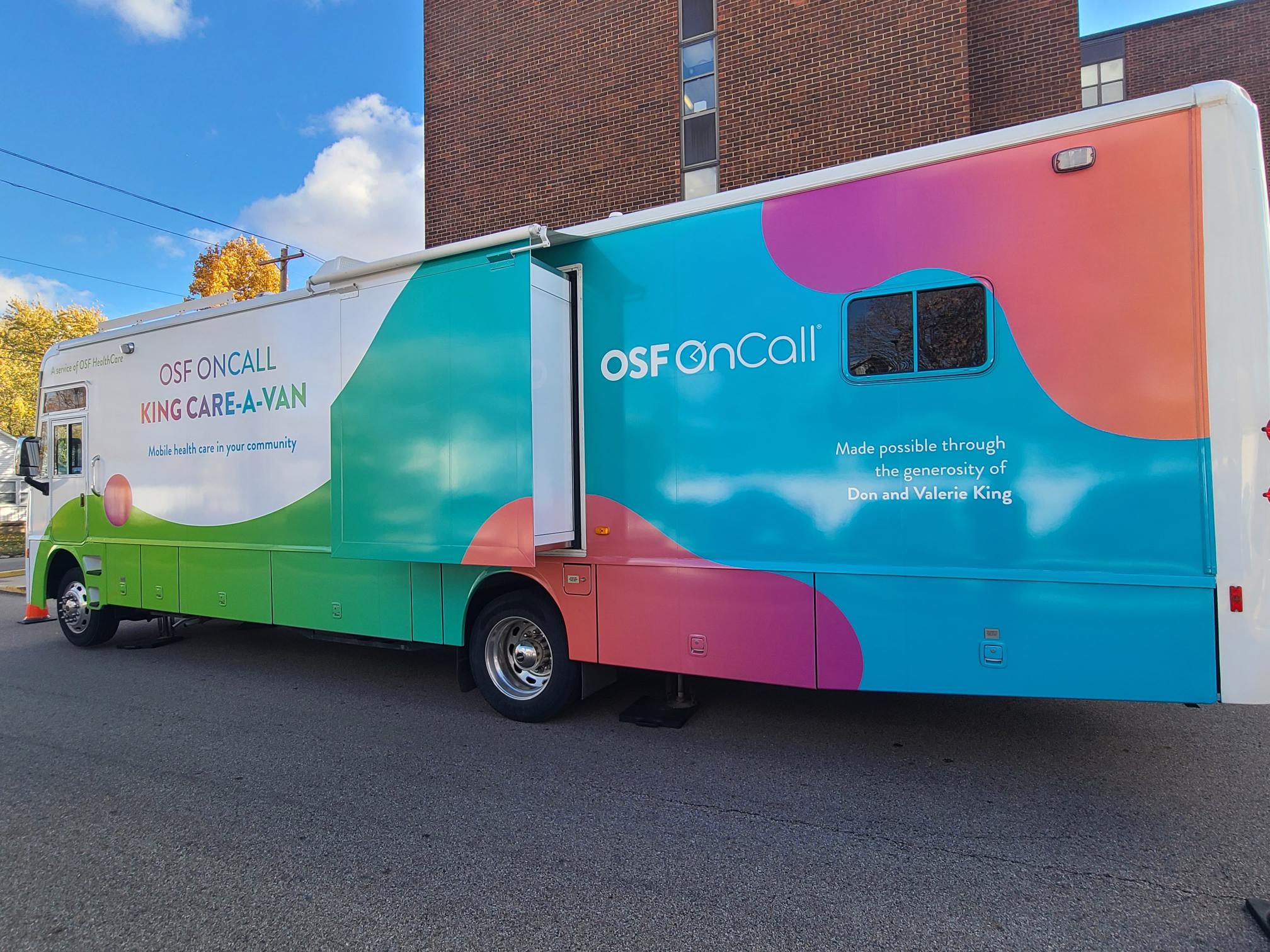 OSF OnCall King Care-A-Van: Closing the health care gap