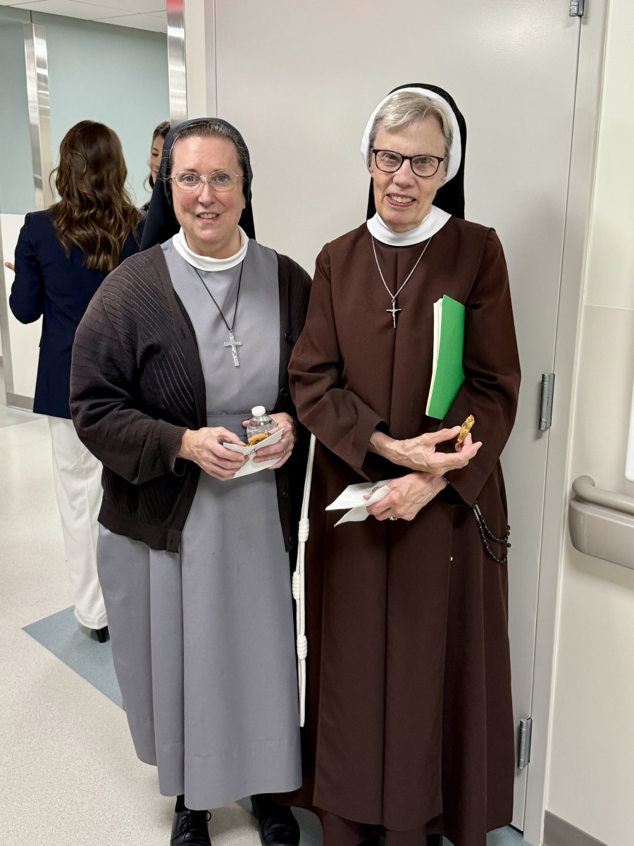 Sister Mikela Meidl and Sister Agnes Joseph
