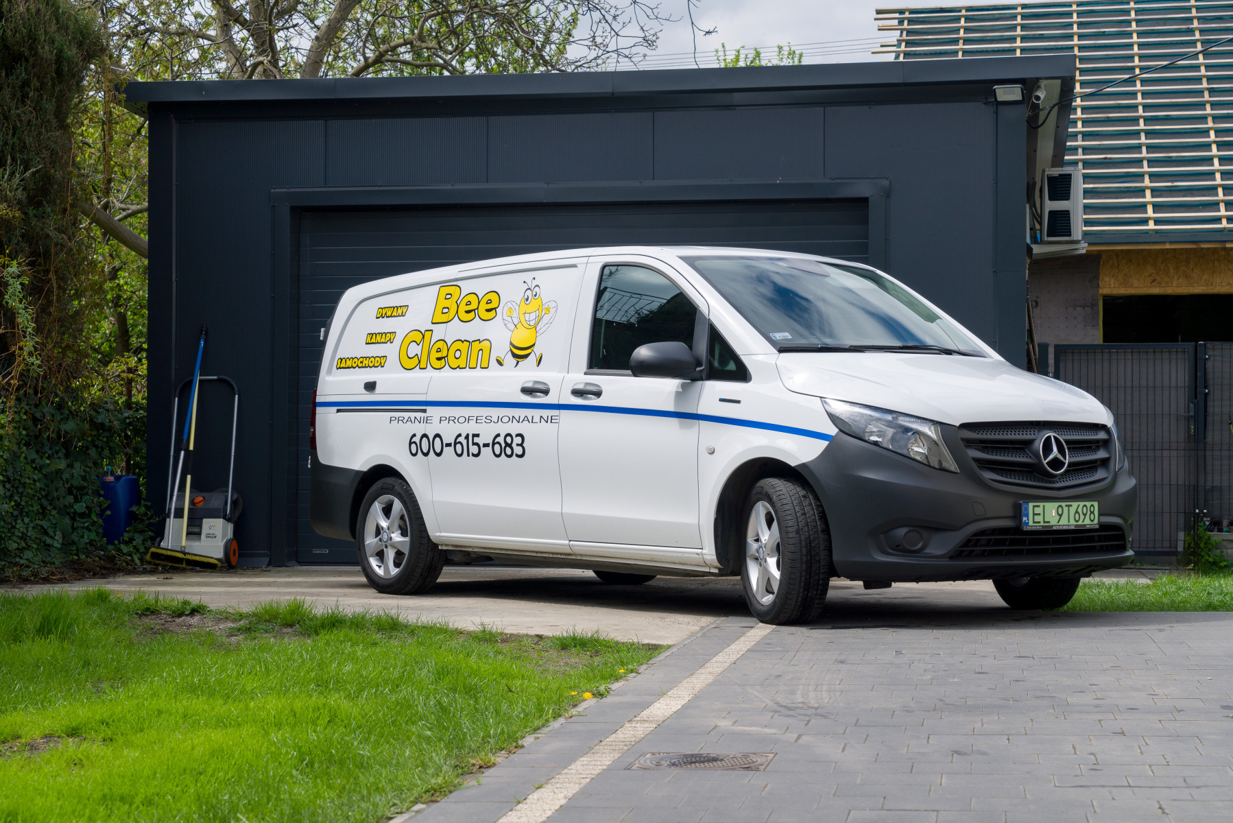 Elektryczny Mercedes-Benz eVito w Bee Clean – czysty zysk
