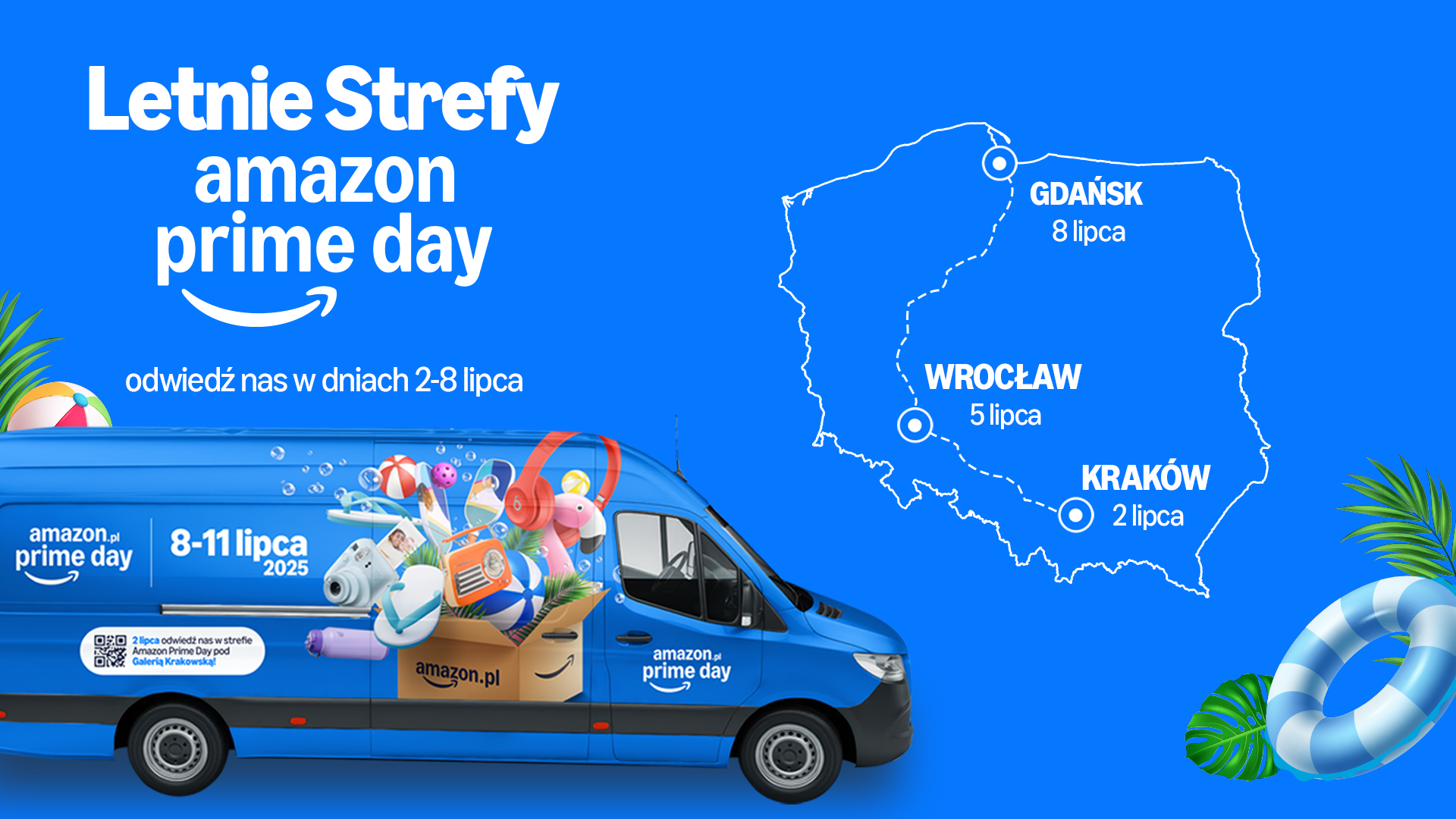 Mercedes-Benz Vans wspiera letnie strefy Amazon Prime Day
