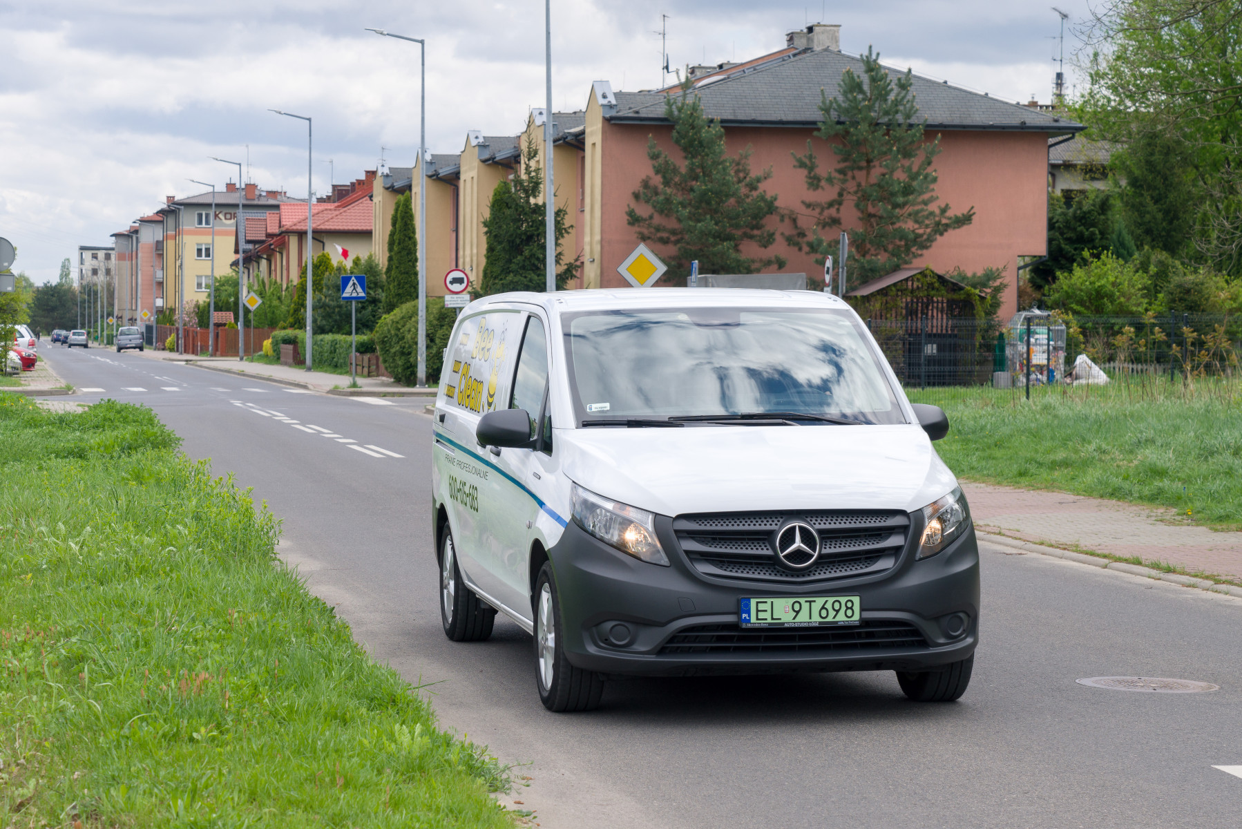 Elektryczny Mercedes-Benz eVito w Bee Clean – czysty zysk