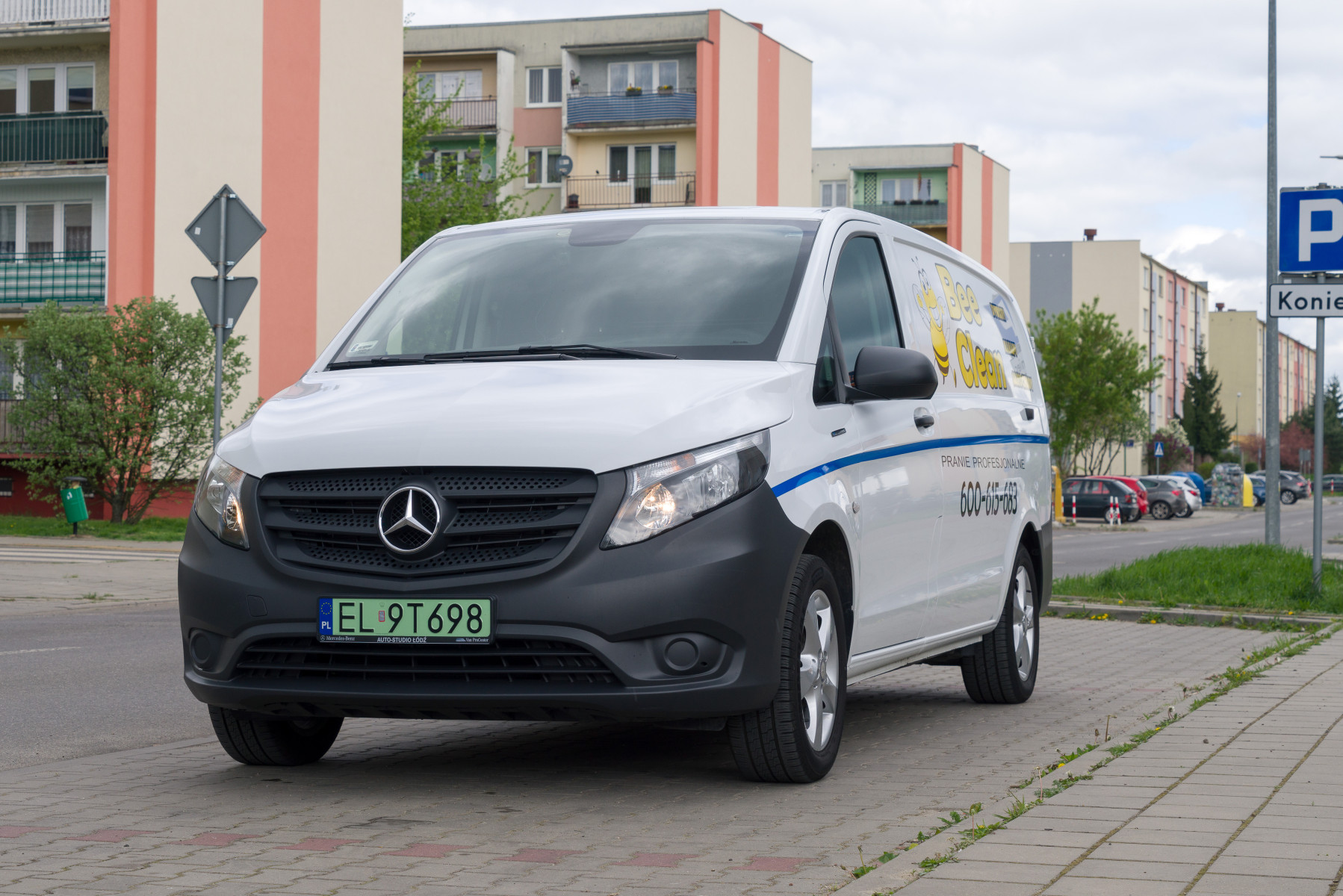 Elektryczny Mercedes-Benz eVito w Bee Clean – czysty zysk