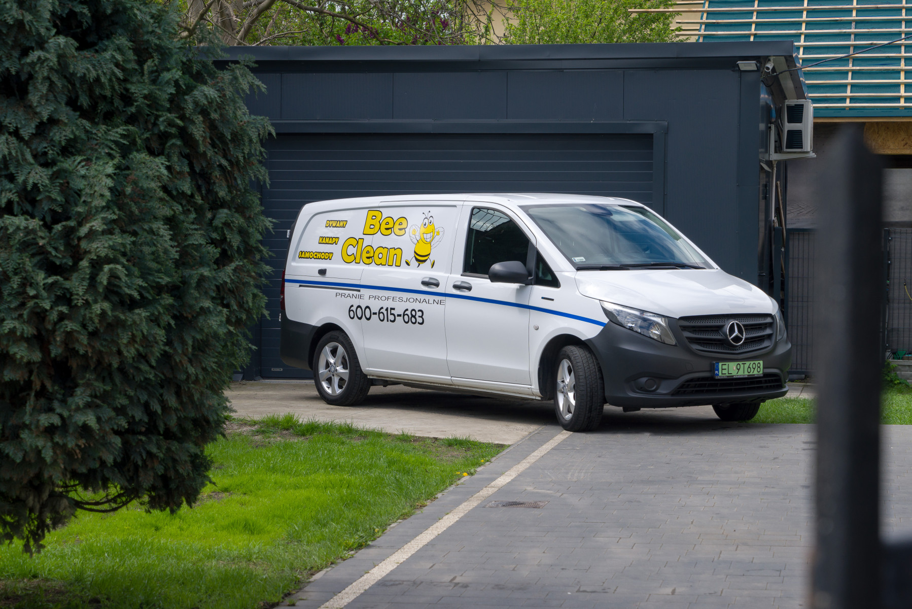 Elektryczny Mercedes-Benz eVito w Bee Clean – czysty zysk