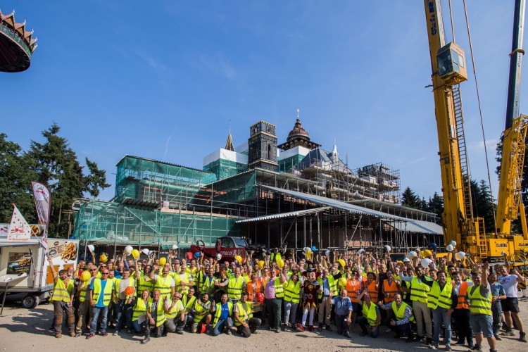 Efteling’s dark ride, Symbolica, reaches its highest construction point