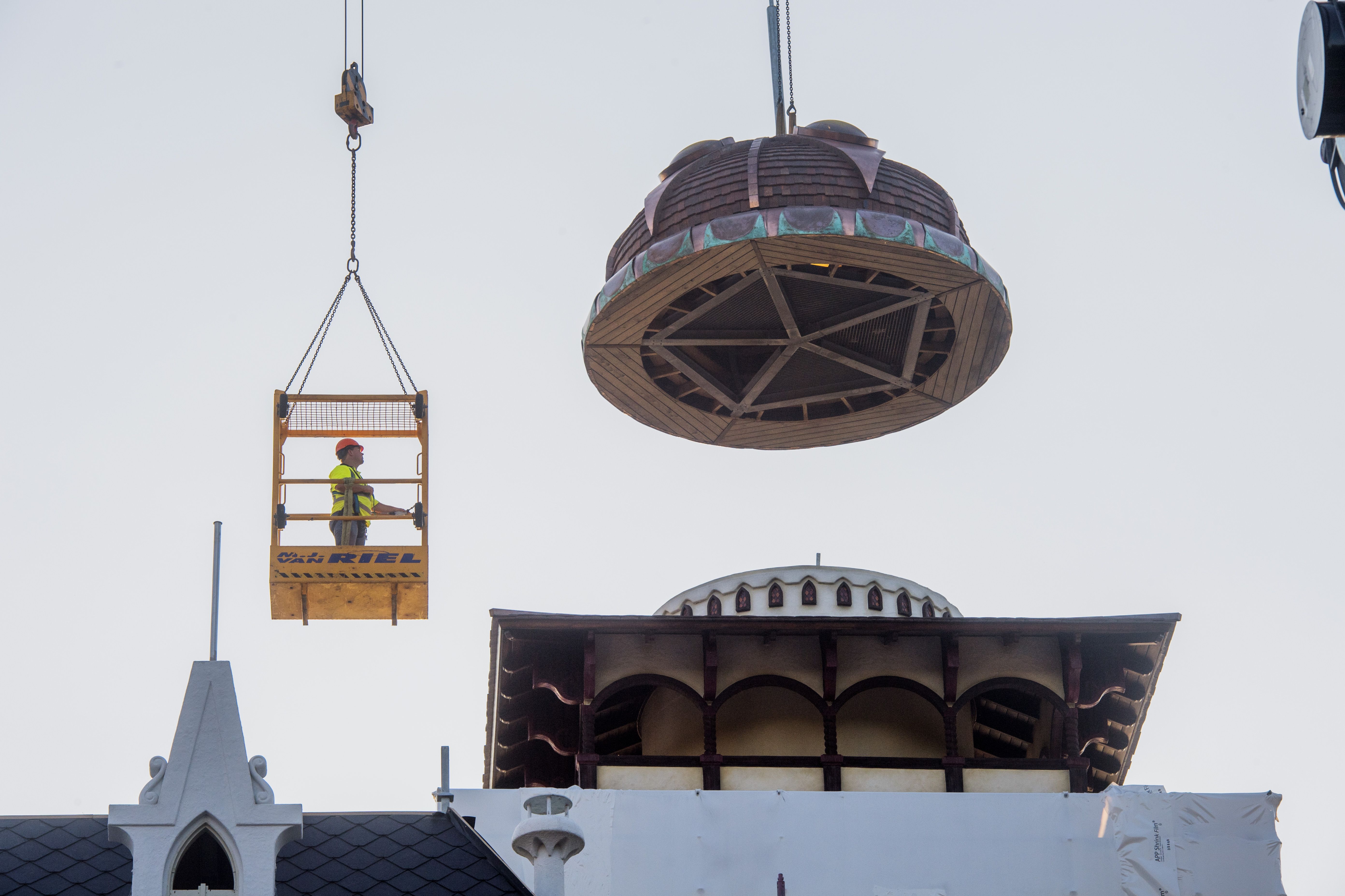 Efteling’s dark ride, Symbolica, reaches its highest construction point