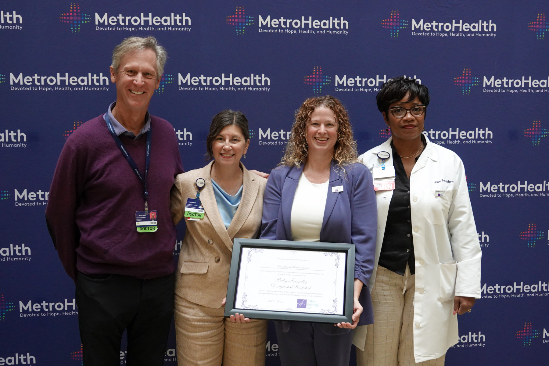 MetroHealth Receives Prestigious Baby-Friendly Designation